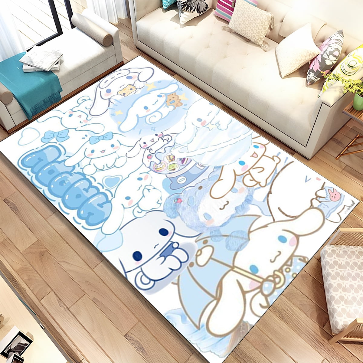 Cinnamoroll Sanrio Cartoon Carpet Rug for Bedroom Living Room Home ...