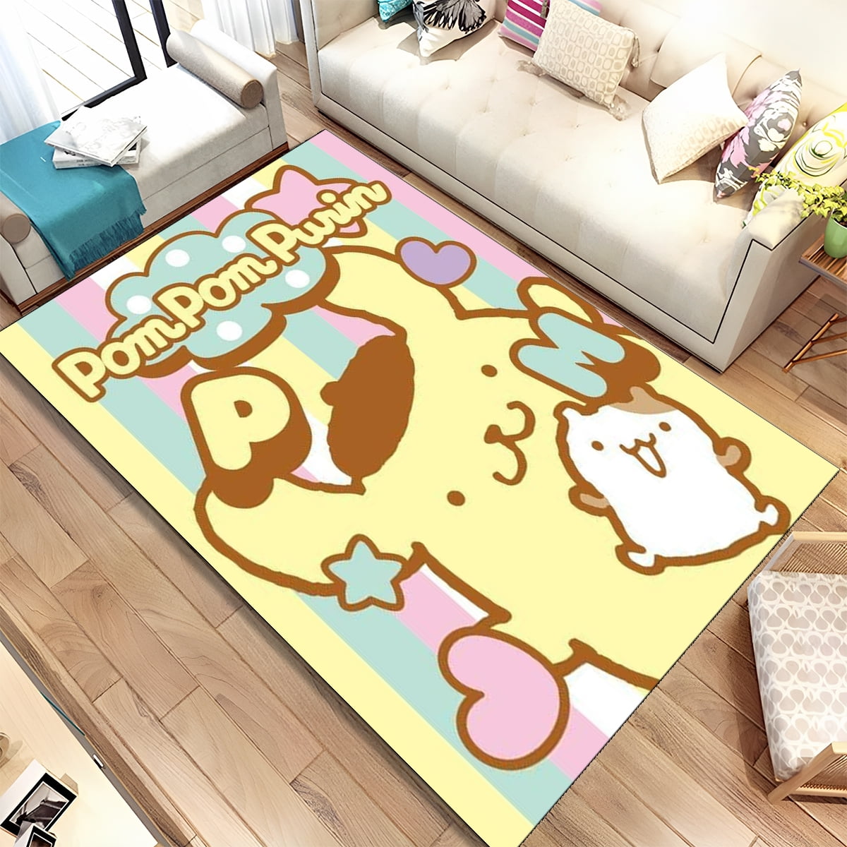 Cinnamoroll Sanrio Cartoon Carpet Rug for Bedroom Living Room Home ...