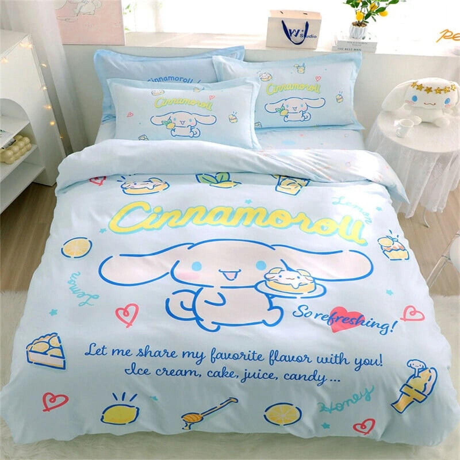 Cinnamoroll Sanrio Duvet Cover Bedding Set Room Decor - Walmart.com