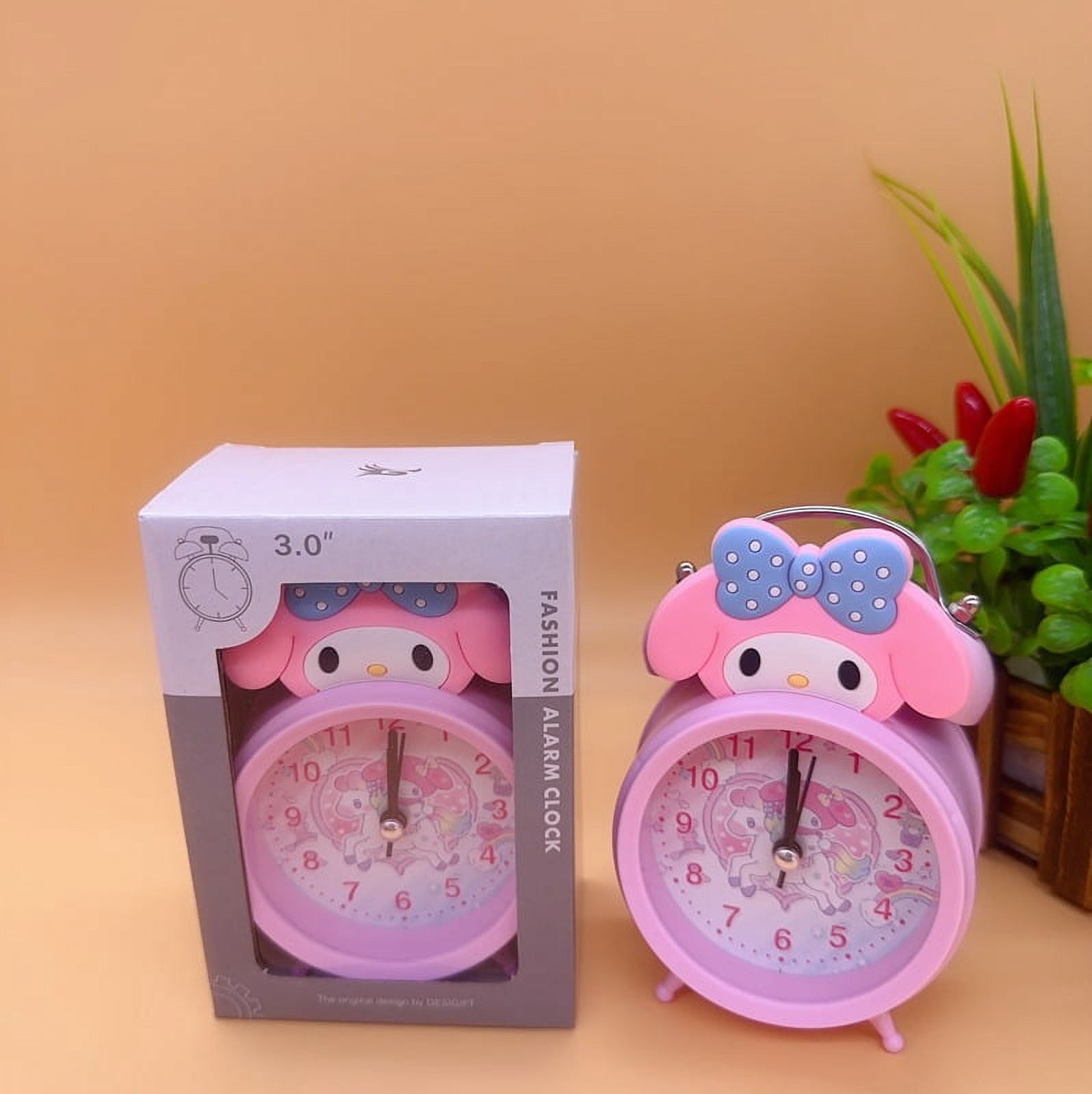 Cinnamoroll Sanrio Kuromi Cartoon Alarm Clock Student Silent Creative ...