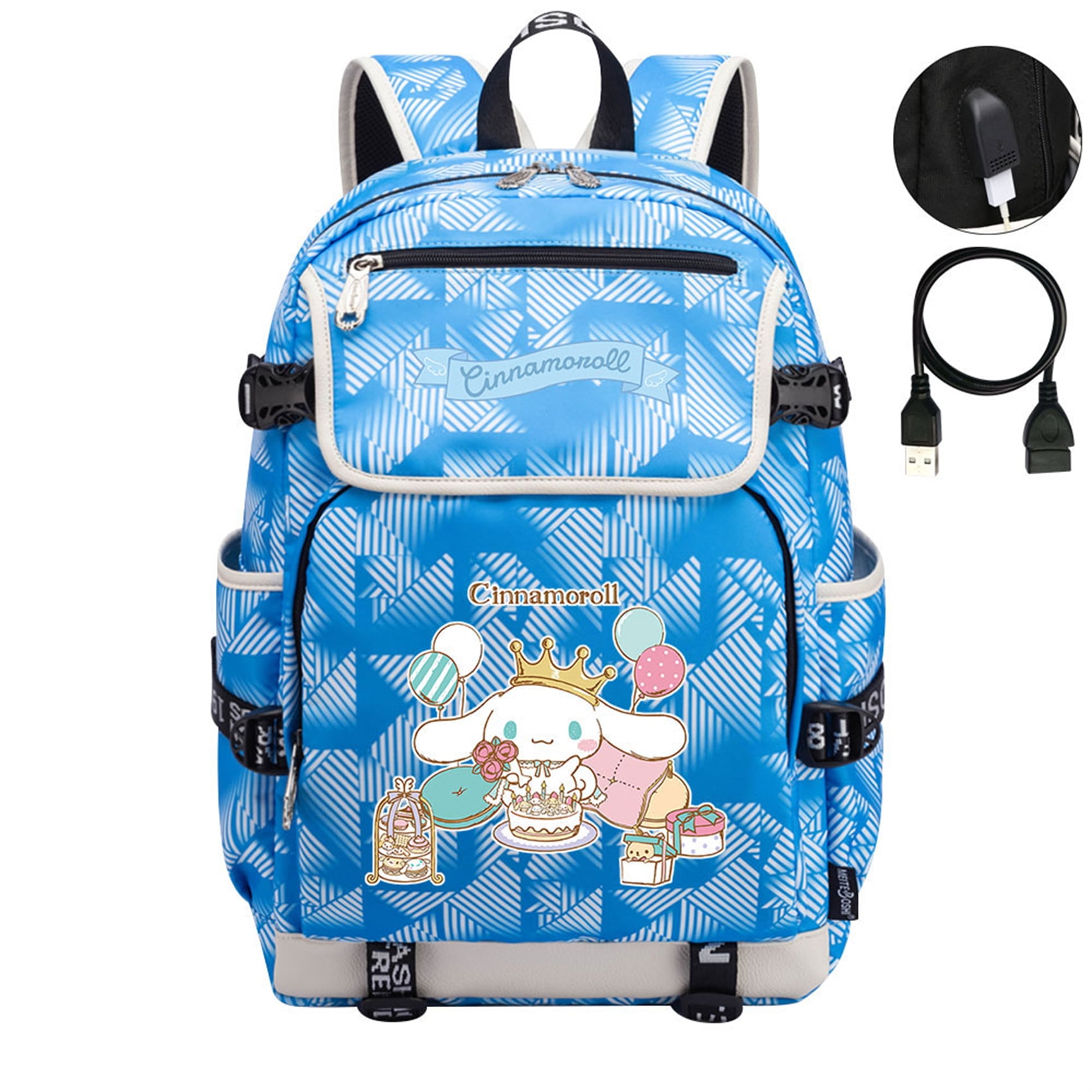 Cinnamoroll School Bookbag Casual Knapsack for Student-Water Resistant ...