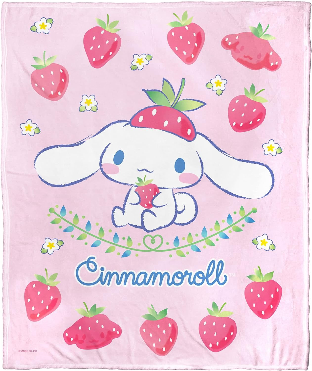 Cinnamoroll Silk Touch Throw Blanket, 50" x 60", Berry Pattern ...
