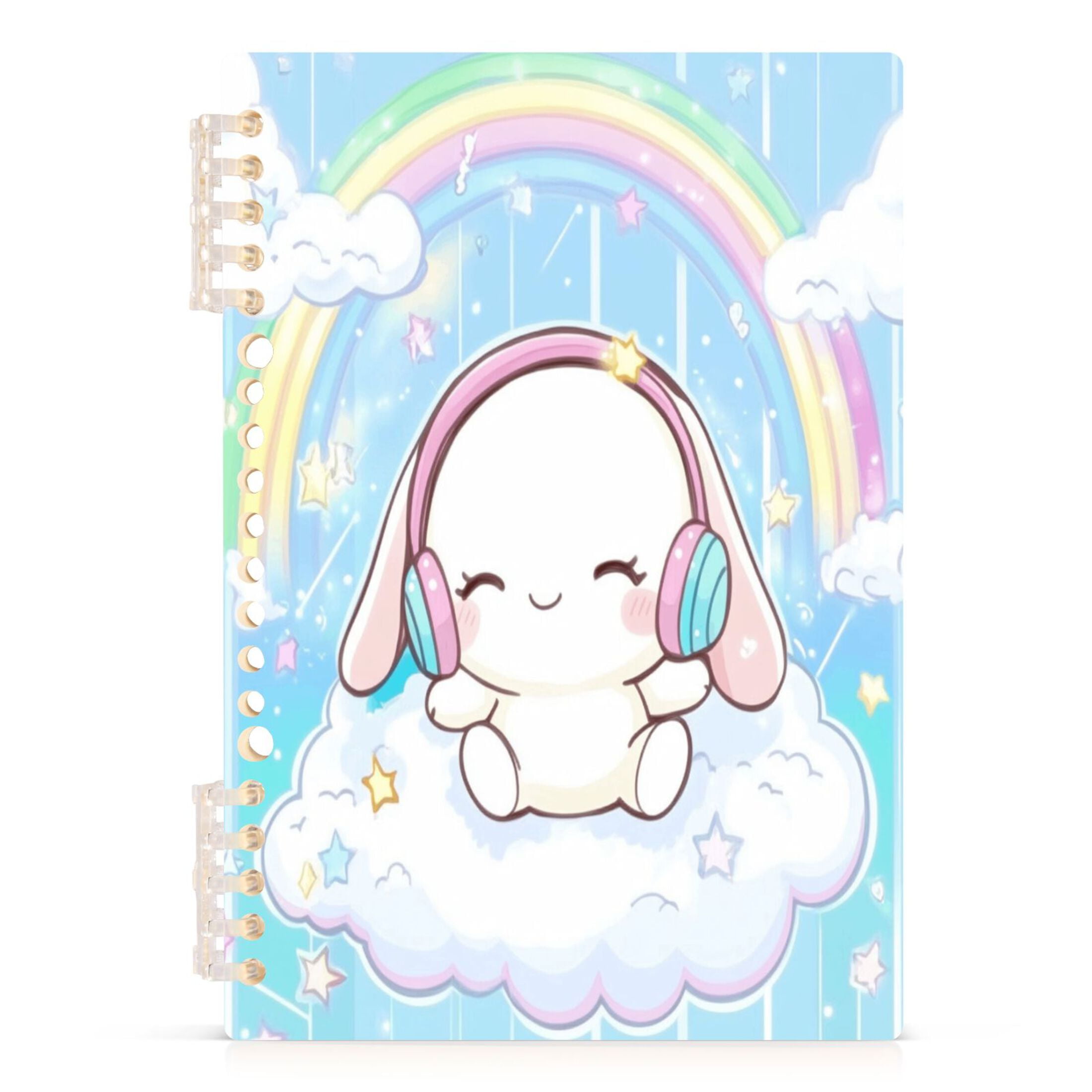 Cinnamoroll Sit on Cloud Wear Headphone Notebooks 1-subject Journal 60 ...