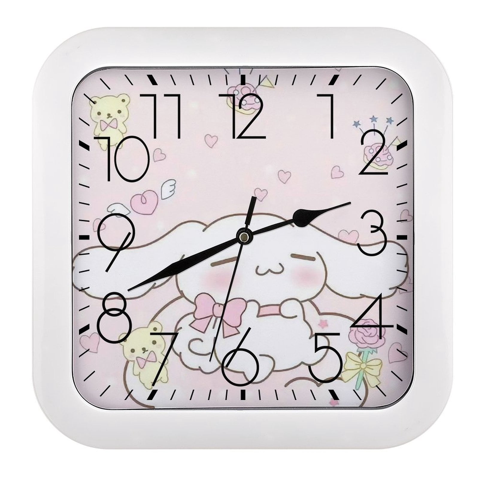 Cinnamoroll Square wall clock battery operated decorative - Walmart.com