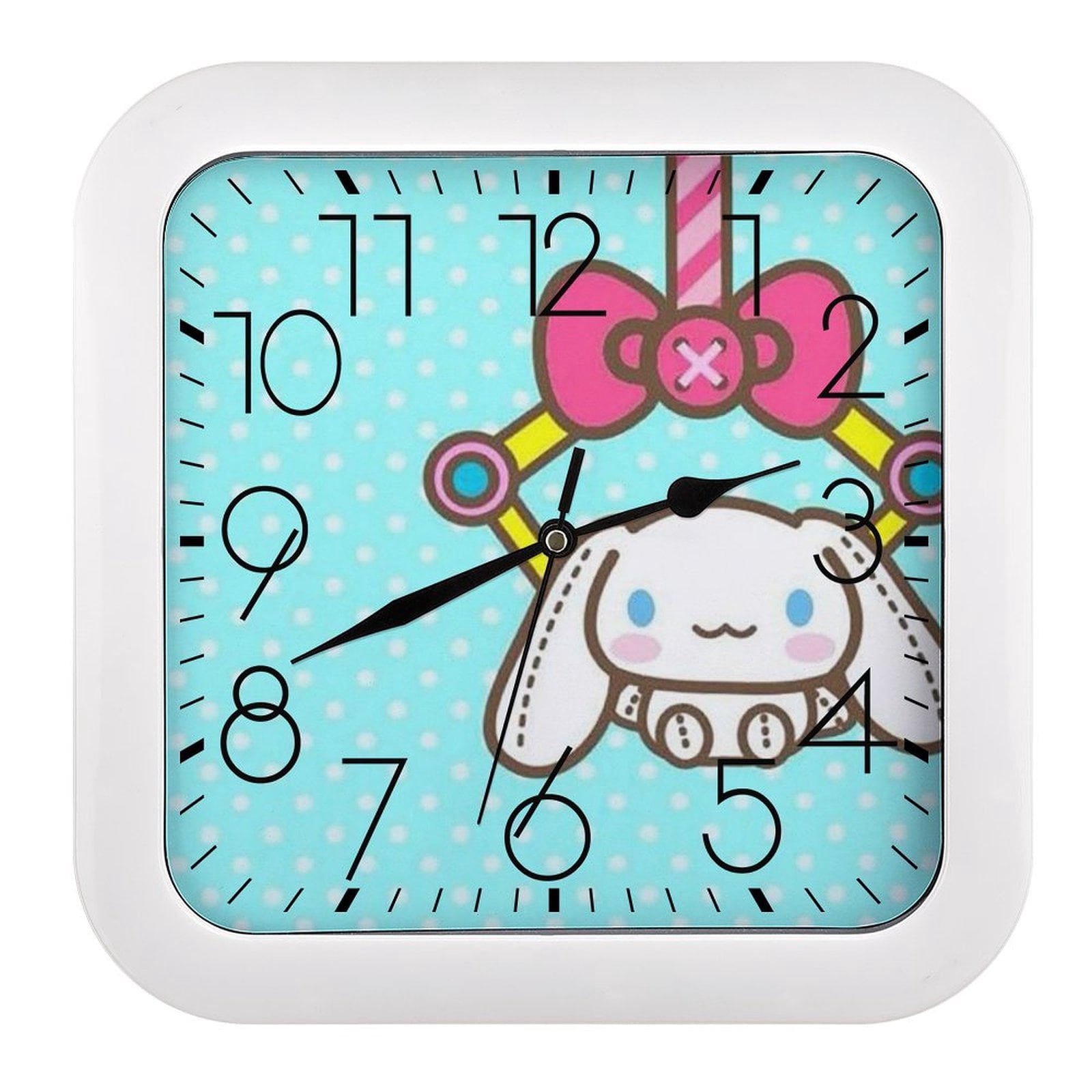 Cinnamoroll Square wall clock battery operated decorative - Walmart.com