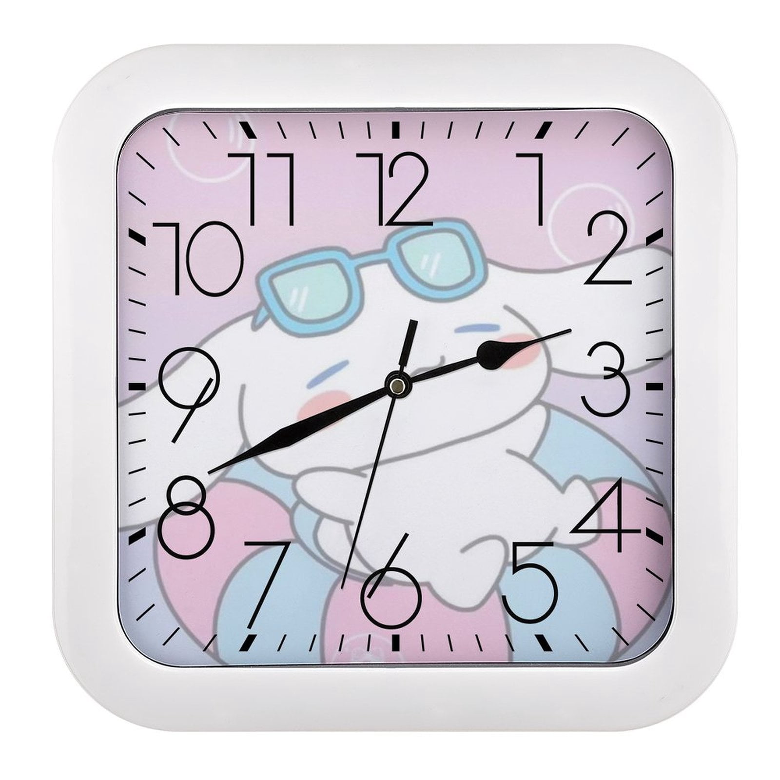 Cinnamoroll Square wall clock battery operated decorative - Walmart.com