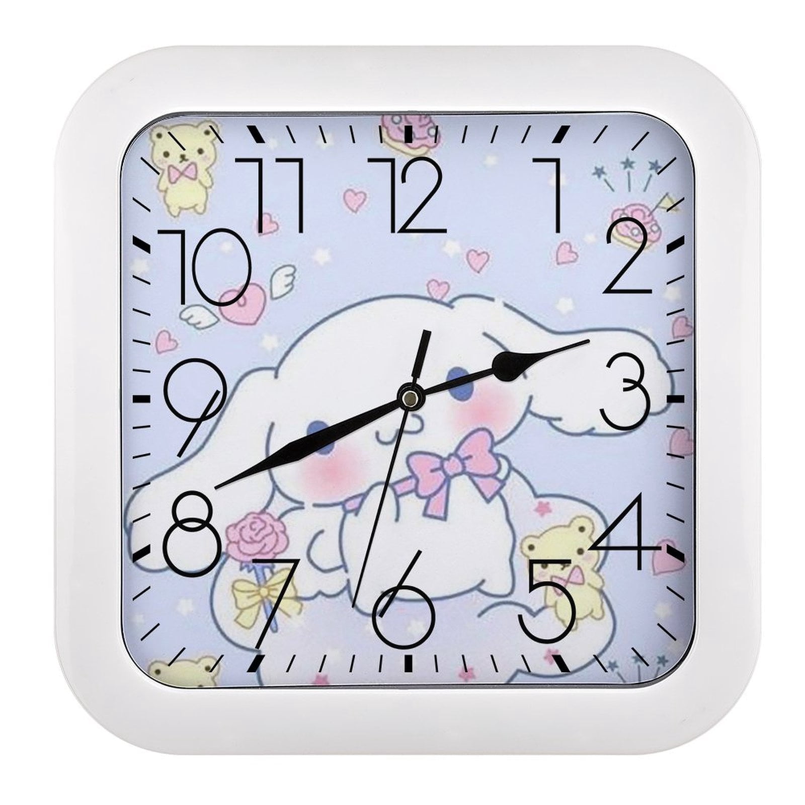 Cinnamoroll Square wall clock battery operated decorative - Walmart.com