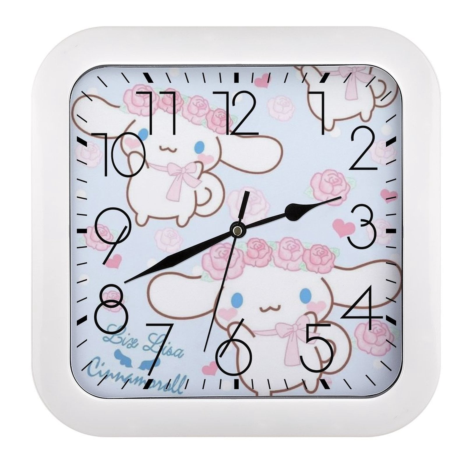 Cinnamoroll Square wall clock battery operated decorative - Walmart.com
