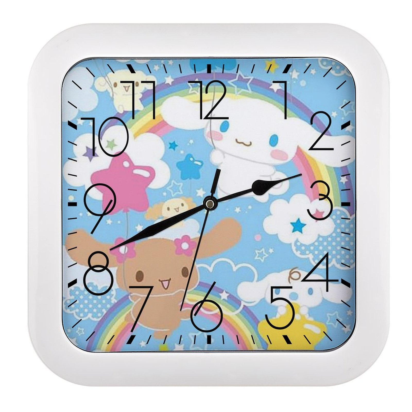 Cinnamoroll Square wall clock battery operated decorative - Walmart.com