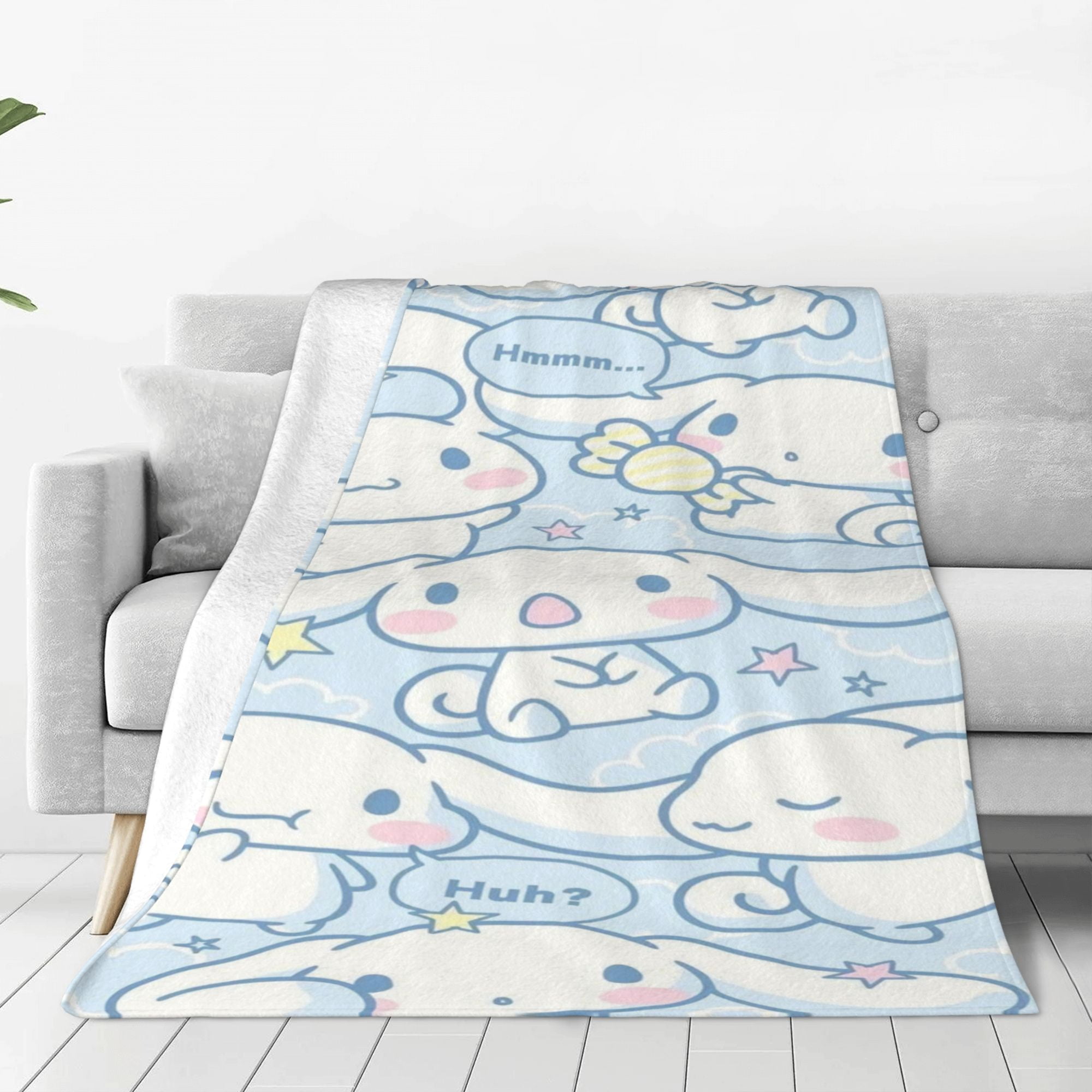 Cinnamoroll Throw Blanket Soft Plush Travel Blanket For Bedroom Living ...