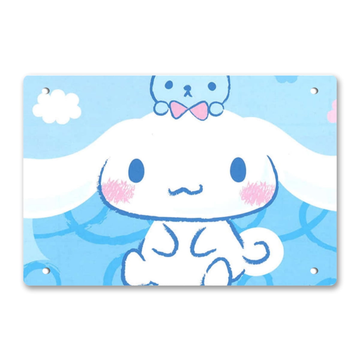 Cinnamoroll Wall Sign - Cartoon Aluminum Poster 12 X 8 Inch Home Bar ...