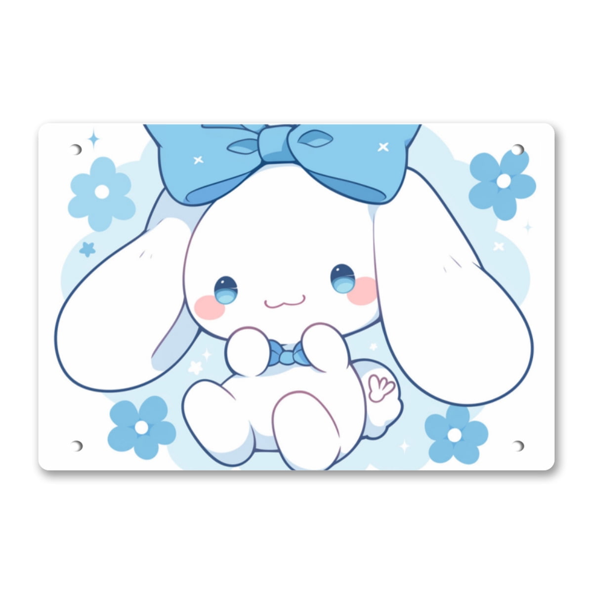Cinnamoroll Wall Sign - Cartoon Aluminum Poster 12 X 8 Inch Home Bar ...