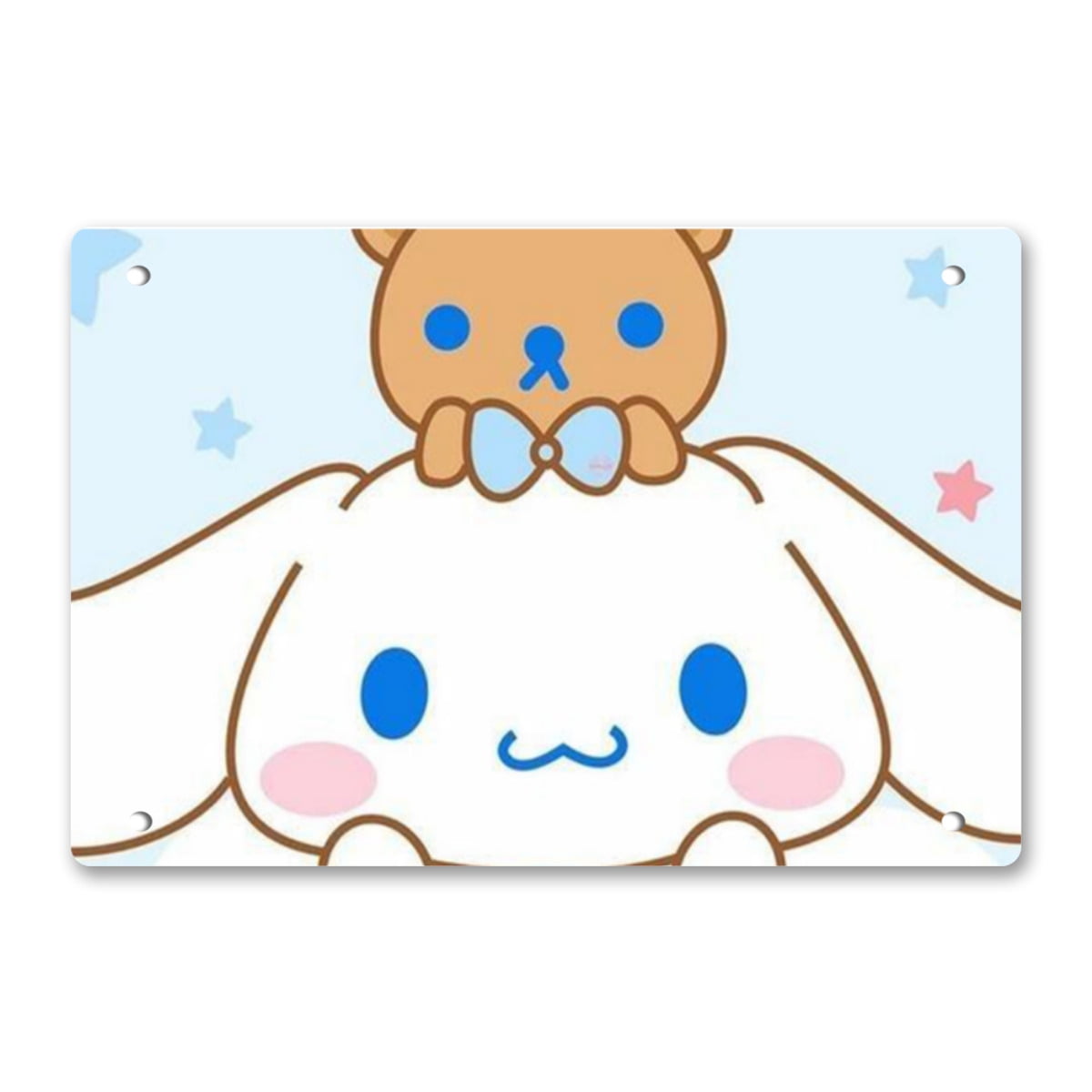 Cinnamoroll Wall Sign - Cartoon Aluminum Poster 12 X 8 Inch Home Bar ...