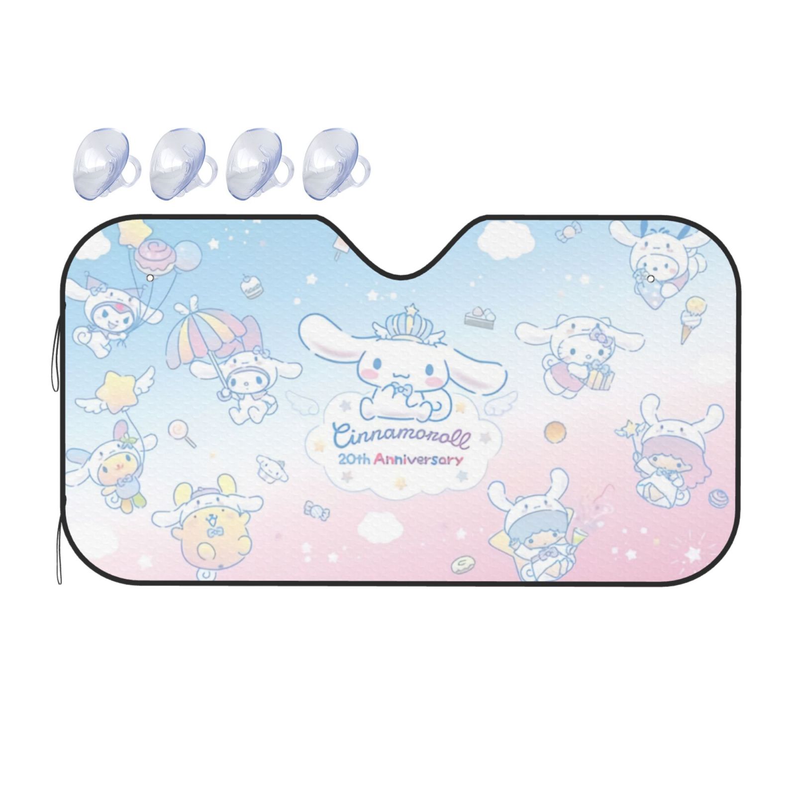 Cinnamoroll Windshield Sunshade Car Foldable Uv Ray Reflector Auto ...