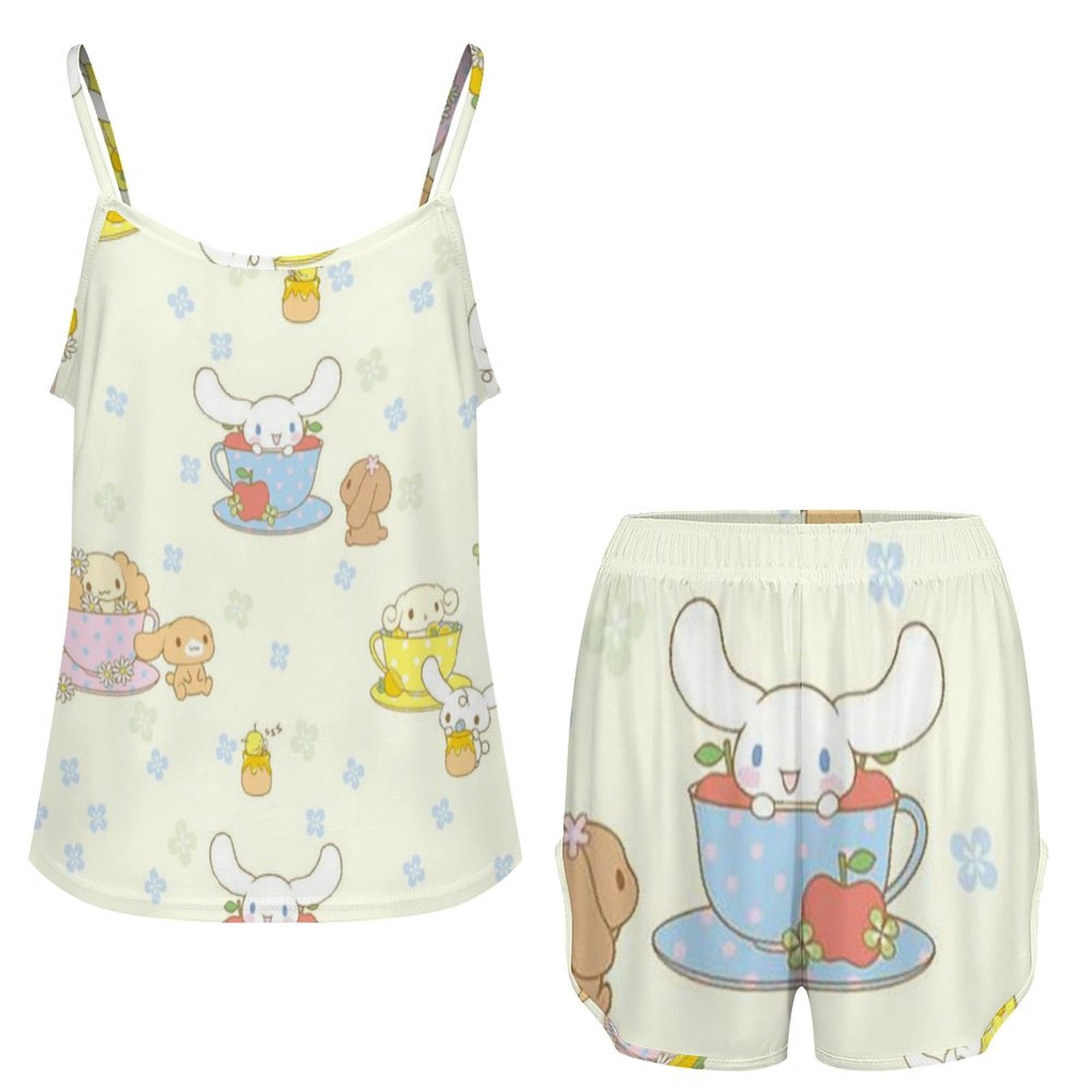 Cinnamoroll Women's pajamas ice silk suspender set S - Walmart.com