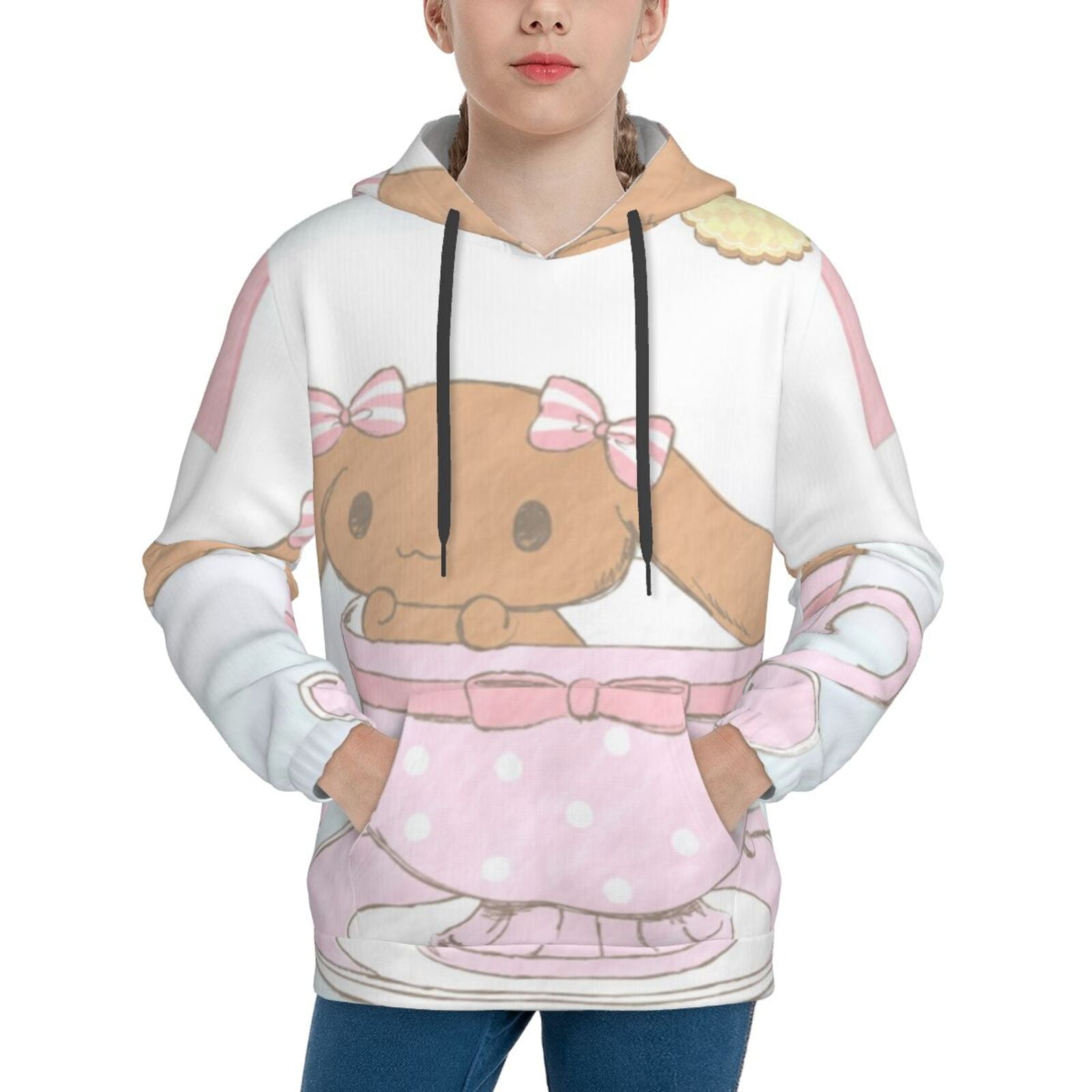 Cinnamoroll Youth Hoodie Boys And Girls Hoodie Anime Sweatshirt Hoodies ...