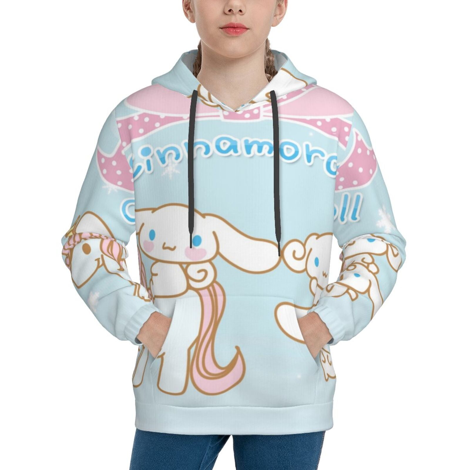 Cinnamoroll Youth Hoodie Boys And Girls Hoodie Anime Sweatshirt Hoodies ...