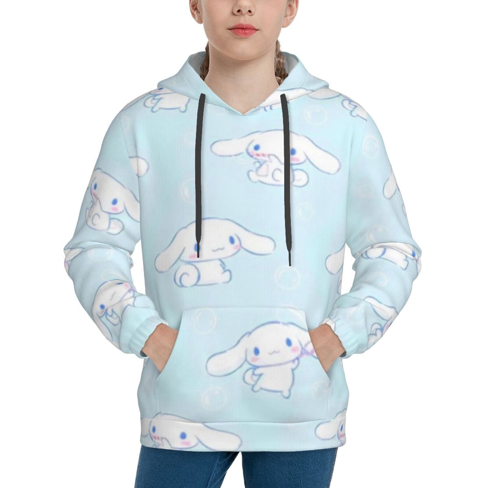 Cinnamoroll Youth Hoodie Boys And Girls Hoodie Anime Sweatshirt Hoodies ...