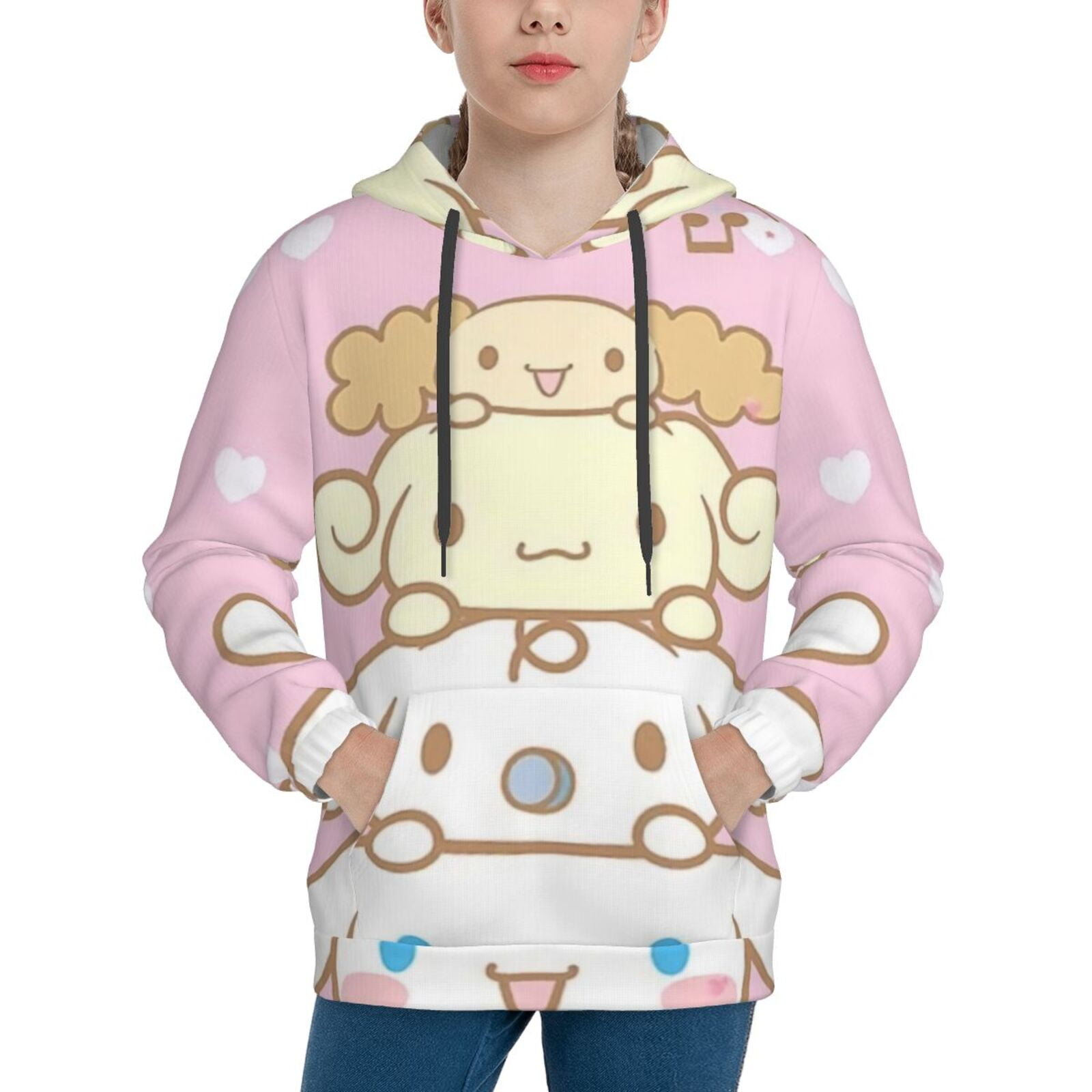Cinnamoroll Youth Hoodie Boys And Girls Hoodie Anime Sweatshirt Hoodies ...
