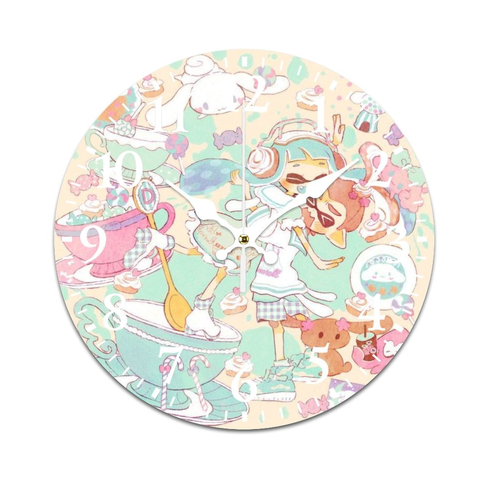 Cinnamoroll wall clocks battery operated decorative 30cm/11.8in ...