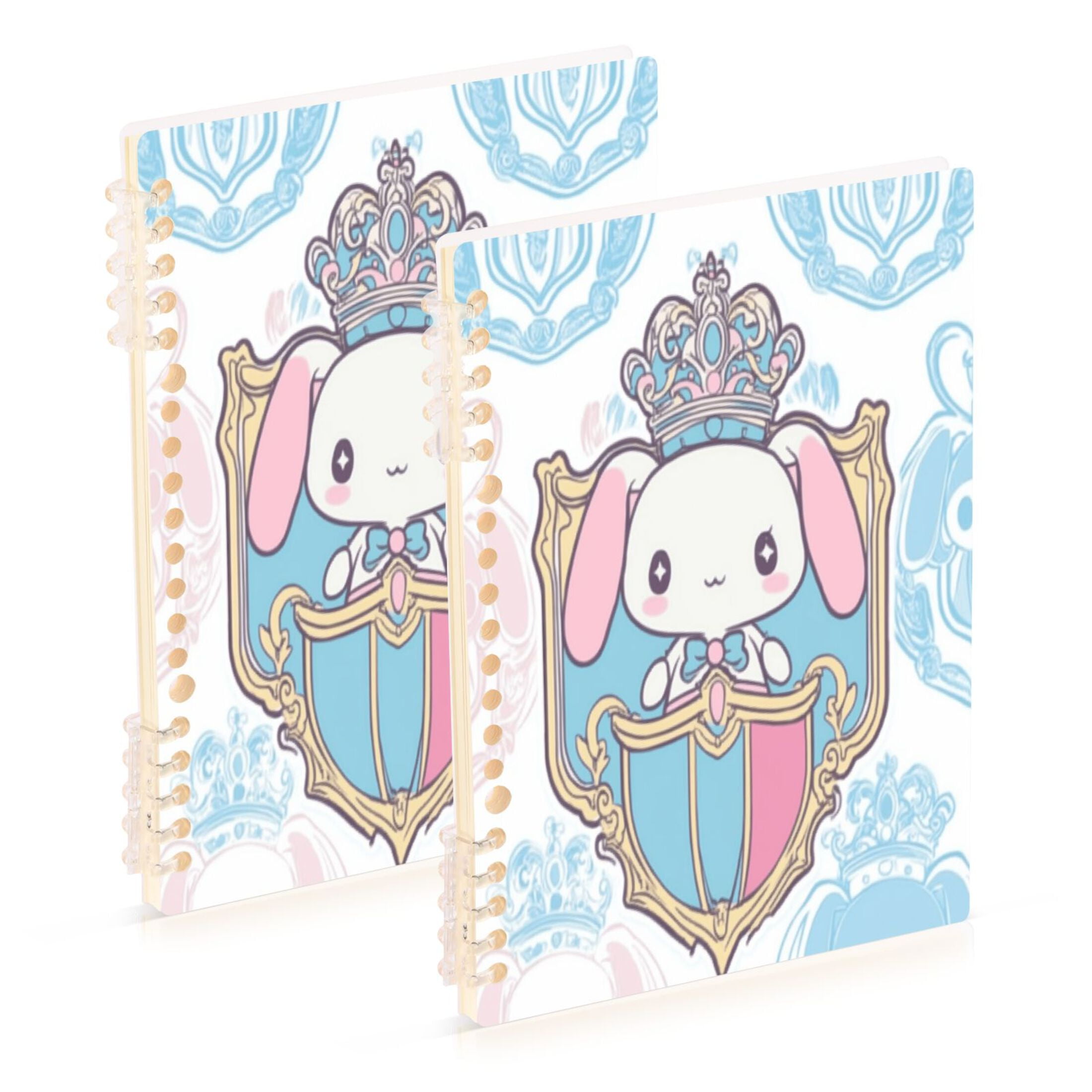 Cinnamoroll with Crown and Shield. Notebooks 2 Pcs 1-subject Journal 60 ...