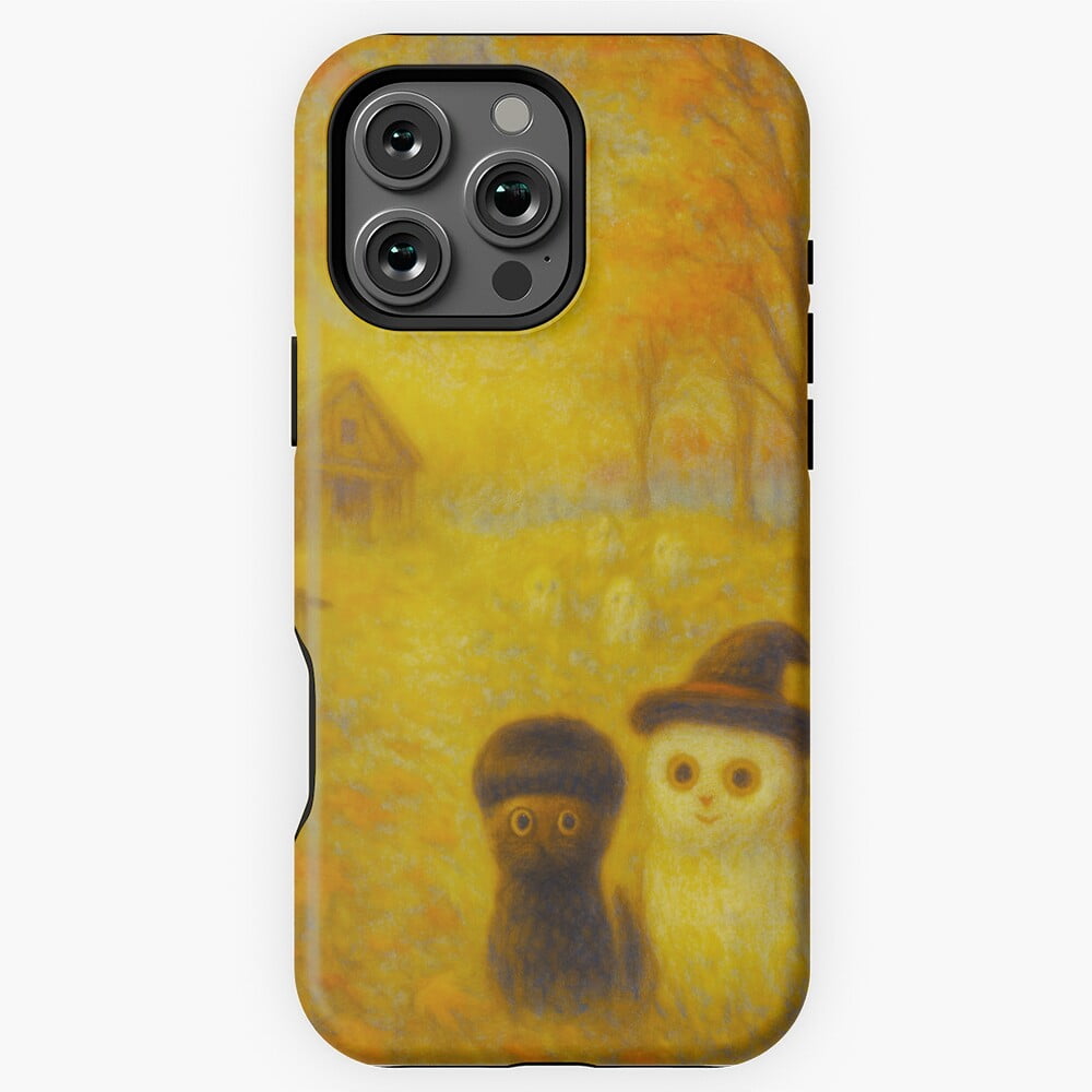 Cinnycat and the Ghostly Gathering in the Golden Forest Phone Case for ...