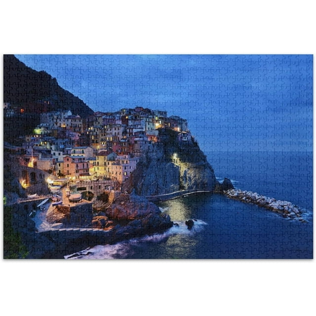 Cinque Terre Italy Jigsaw Puzzle 500 Pieces, Intellectual Entertainment ...