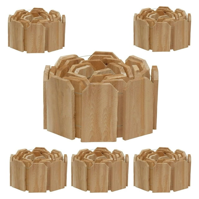 CintBllTer 10 ft. Cedar Lawn Edging (6-Pack, 60 ft. Total) - Walmart.com