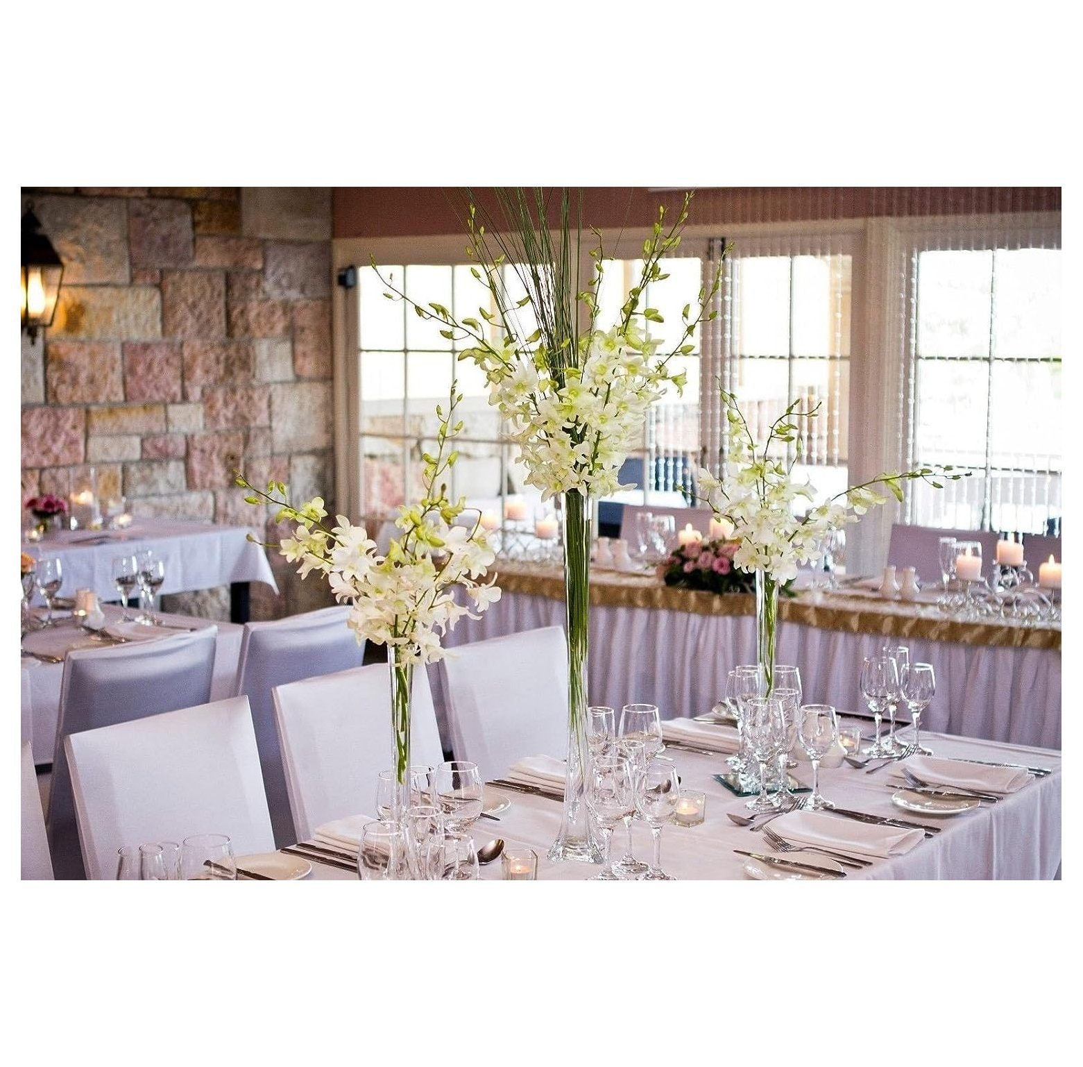 CintBllTer 16" Glass Eiffel Tower Vases - 12 Pack - Clear - Walmart.com