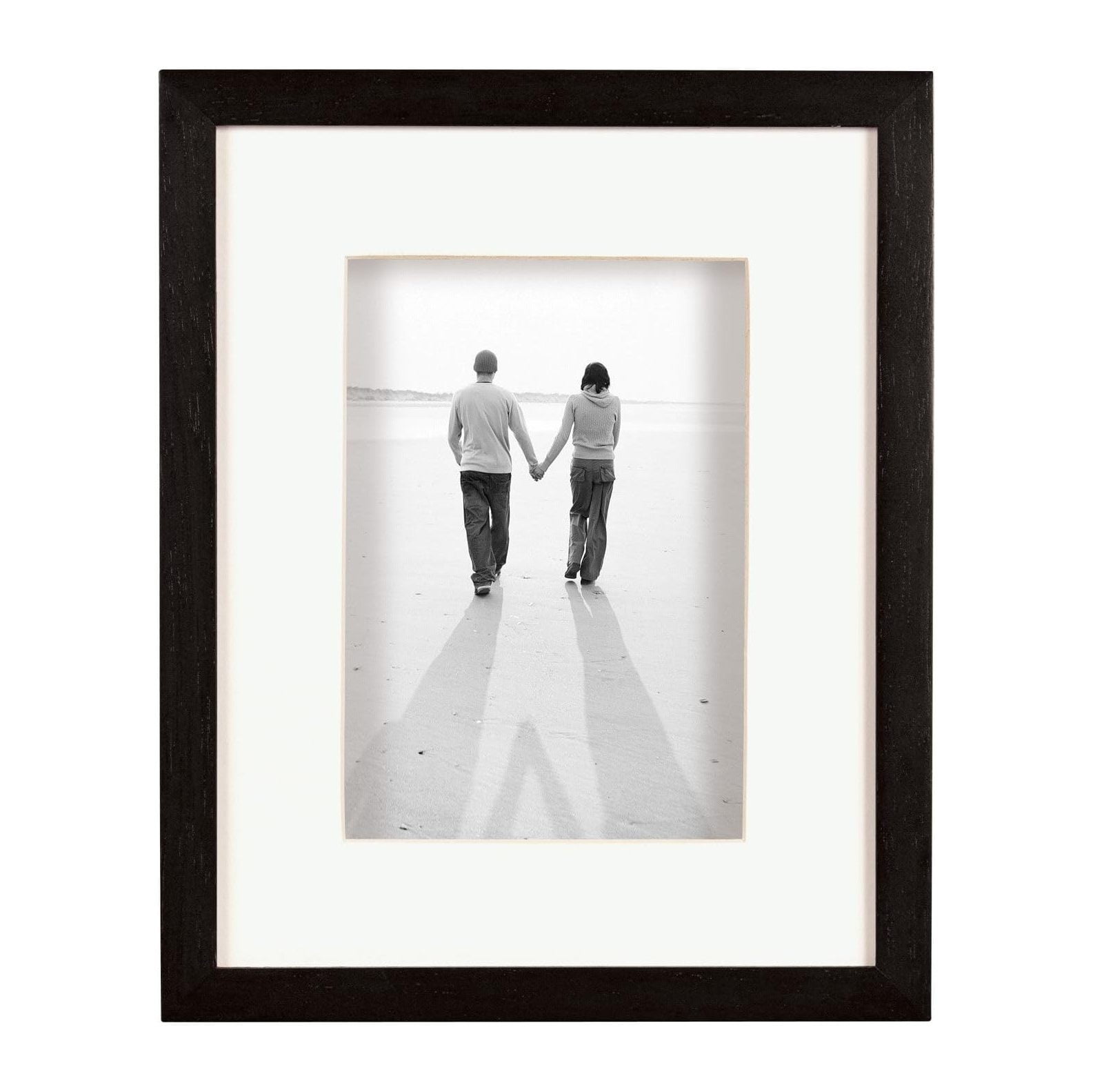 CintBllTer 16x20 Inch Dakota Wood Box Frame with 11x14 Inch Mat Opening ...