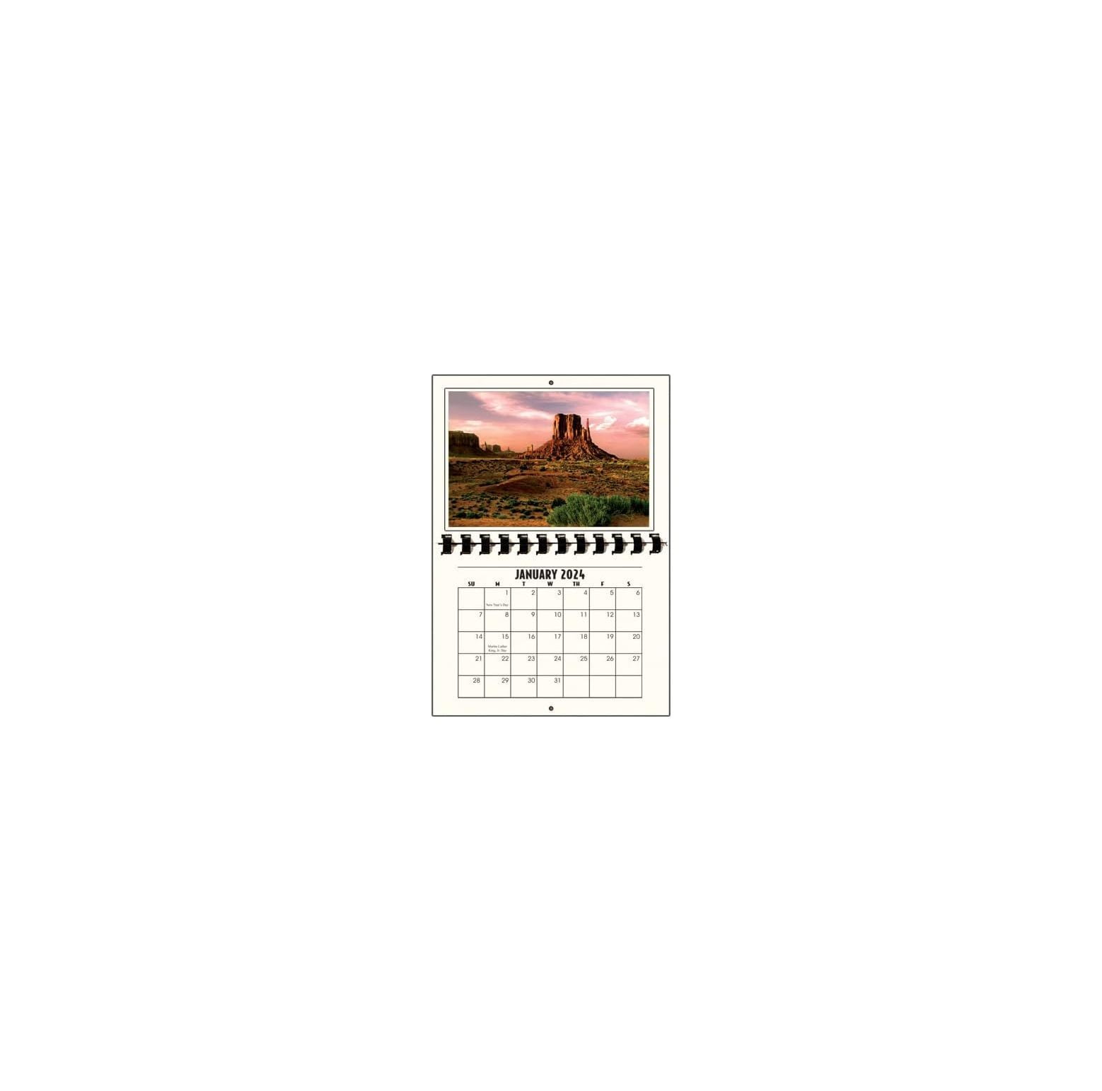 CintBllTer, 2024 Photo Mount Wall Calendars, for Horizontal 4x6 Photos ...