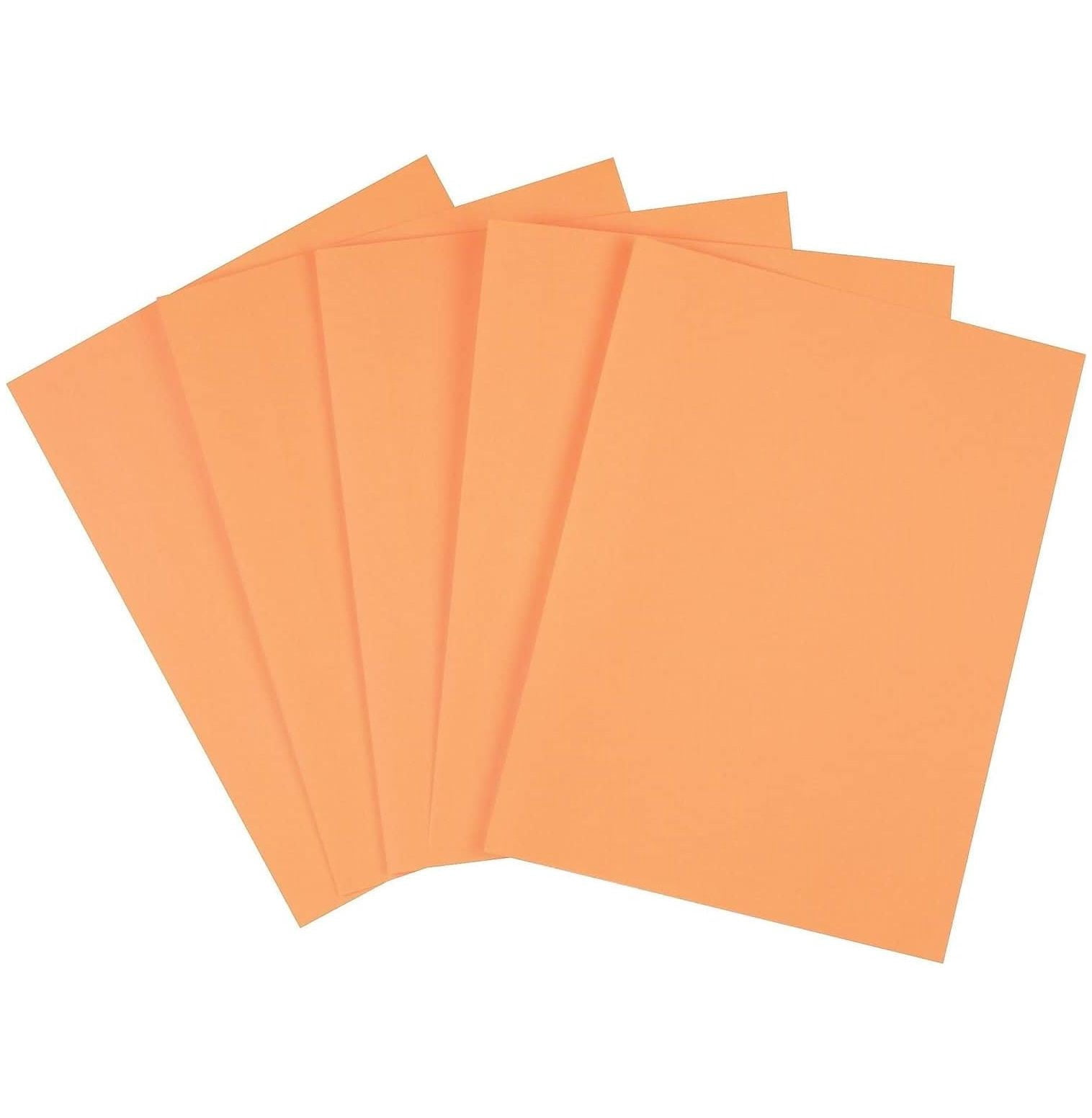 CintBllTer 490881 Brights Colored Paper, 8 1/2 X 11, Orange, 500/Rm ...