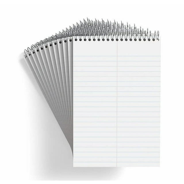 CintBllTer 497017 Gregg Steno Pads 6x9 Black Covers 80 Sht/PD 12-PD/PK ...