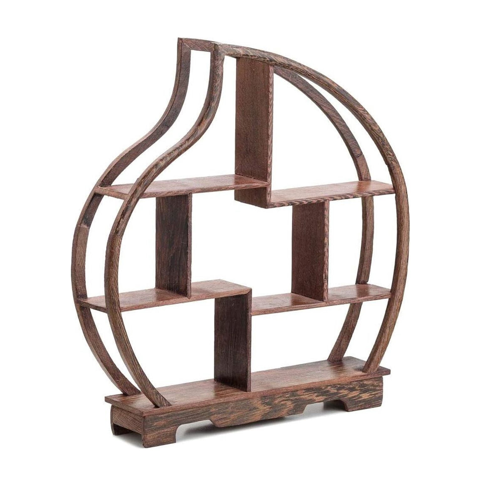 CintBllTer 7 Compartment Peach Shape Traditional Chinese Rosewood Peach ...