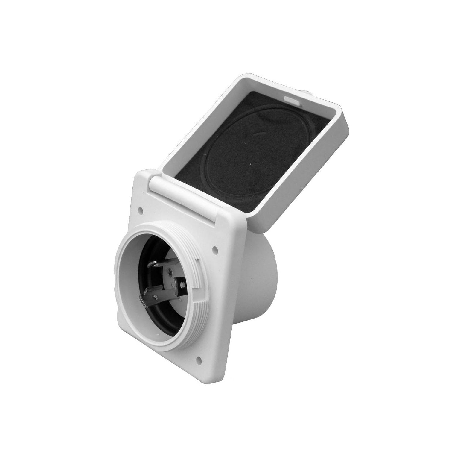 CintBllTer 80425 30 Amp 125 Volt Marine Shore/RV Power Cord Inlet with ...