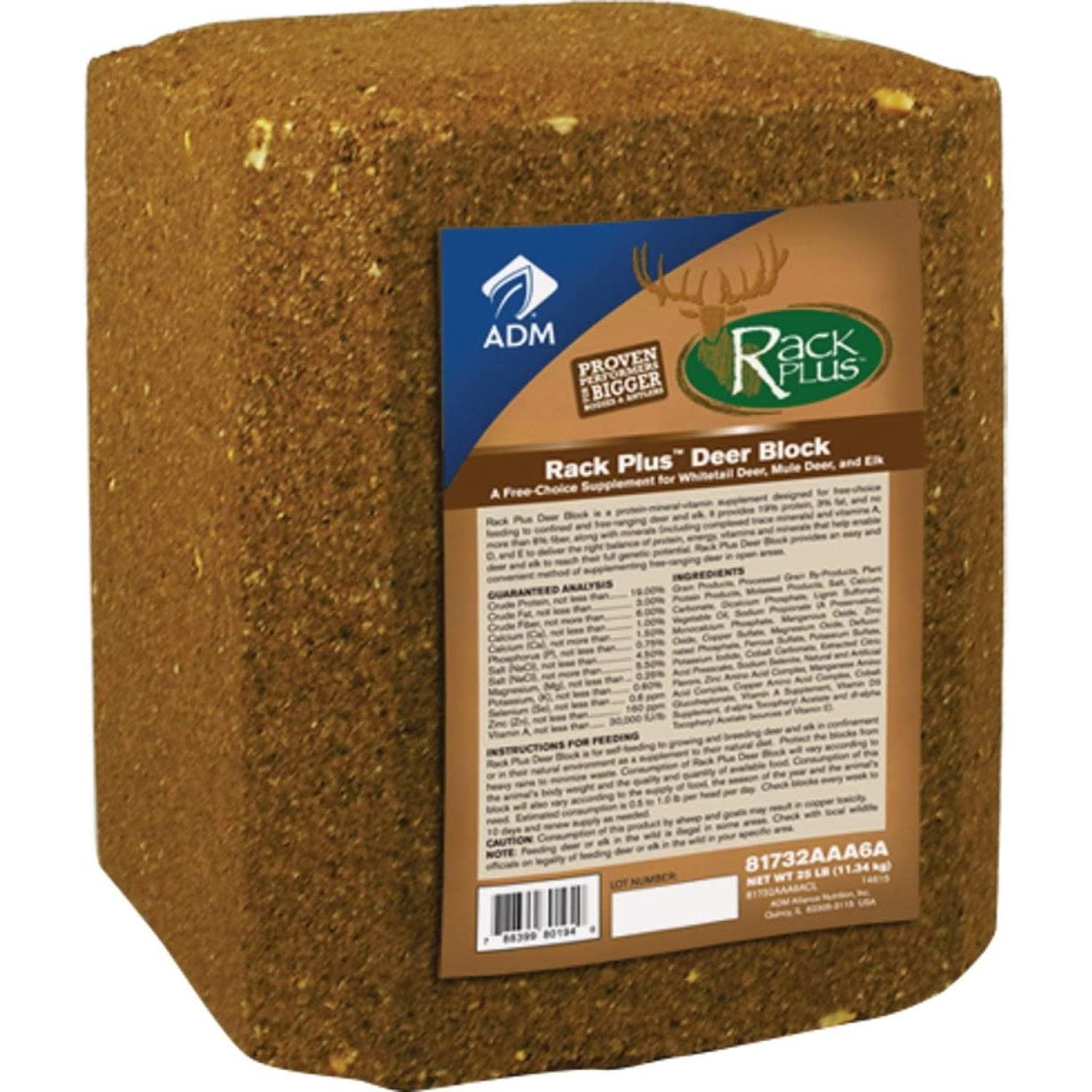 CintBllTer 81732AAA6A Deer/Elk Block, 25 lb. - Walmart.com