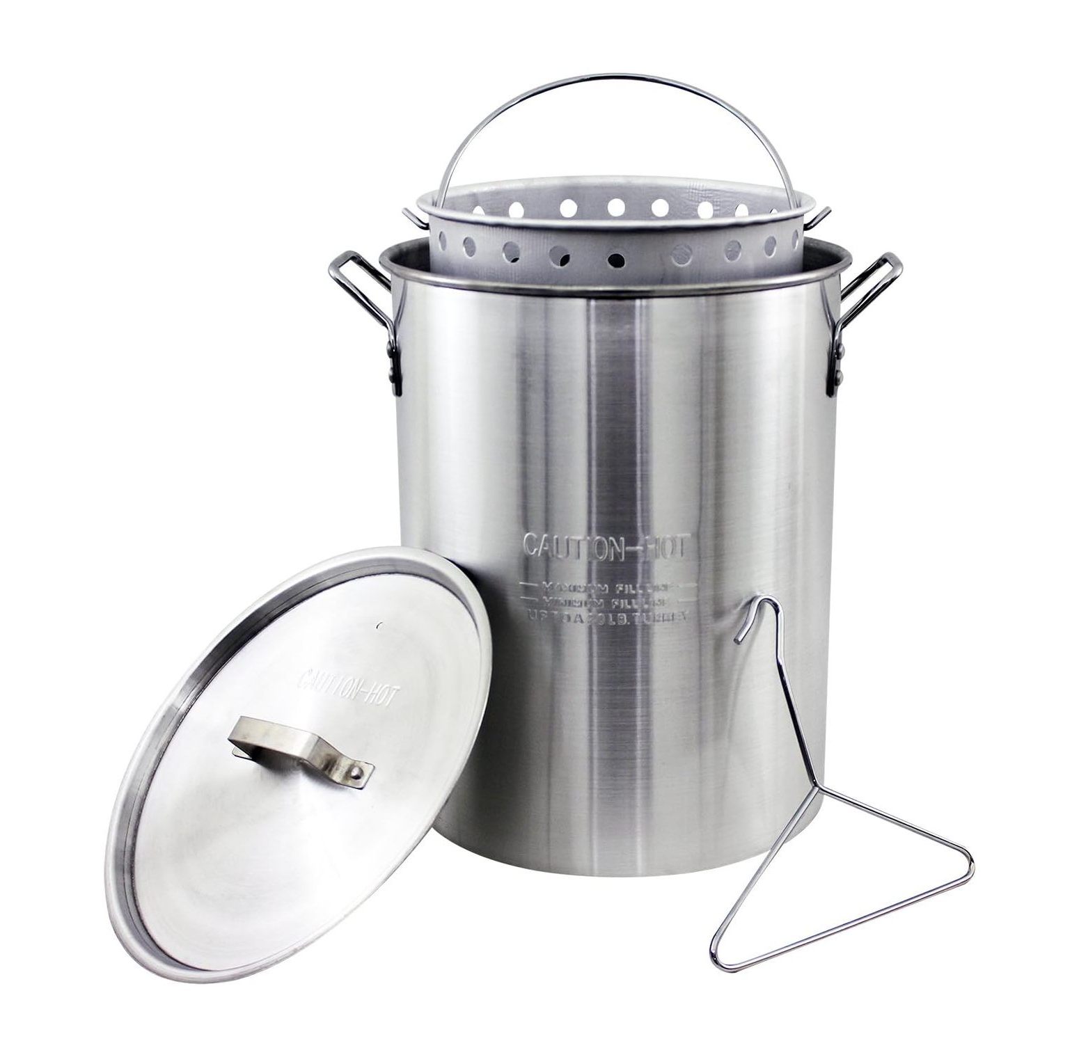 CintBllTer ASP30, Aluminum Perforated Safety Hanger, 30 Quart Stock Pot ...