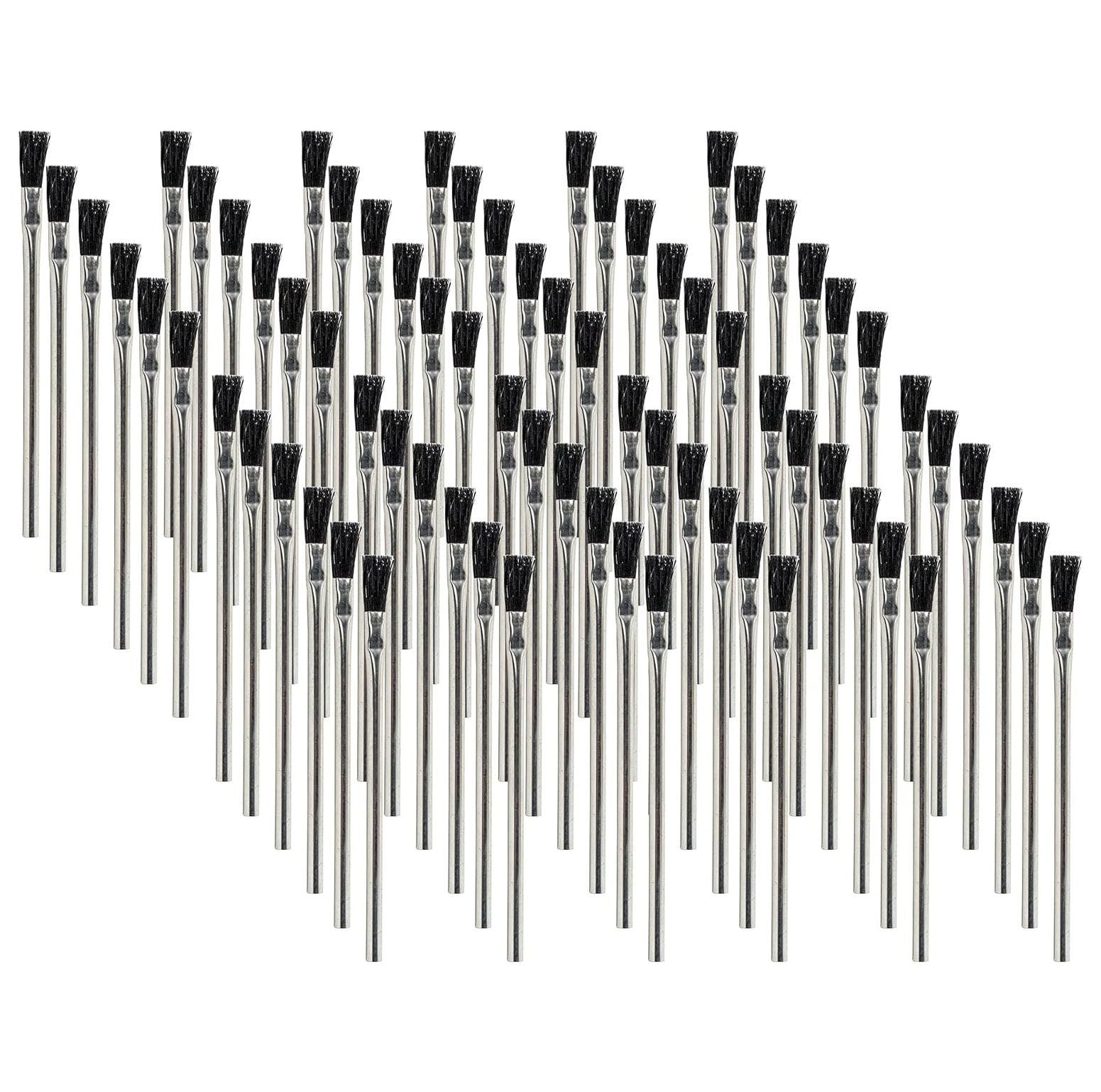 CintBllTer - Acid Brushes - 72 Count 1/2 Inch Boar Hair Acid Flux ...