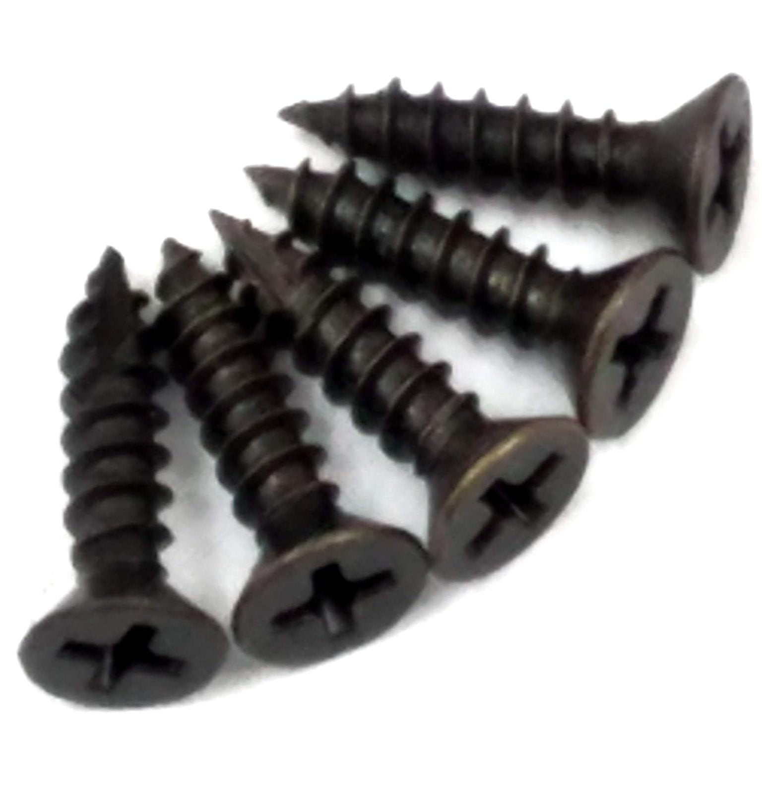 CintBllTer Antique Brass Wood Screws for Hinges 9 x 3/4 Inch - Fly Cut ...