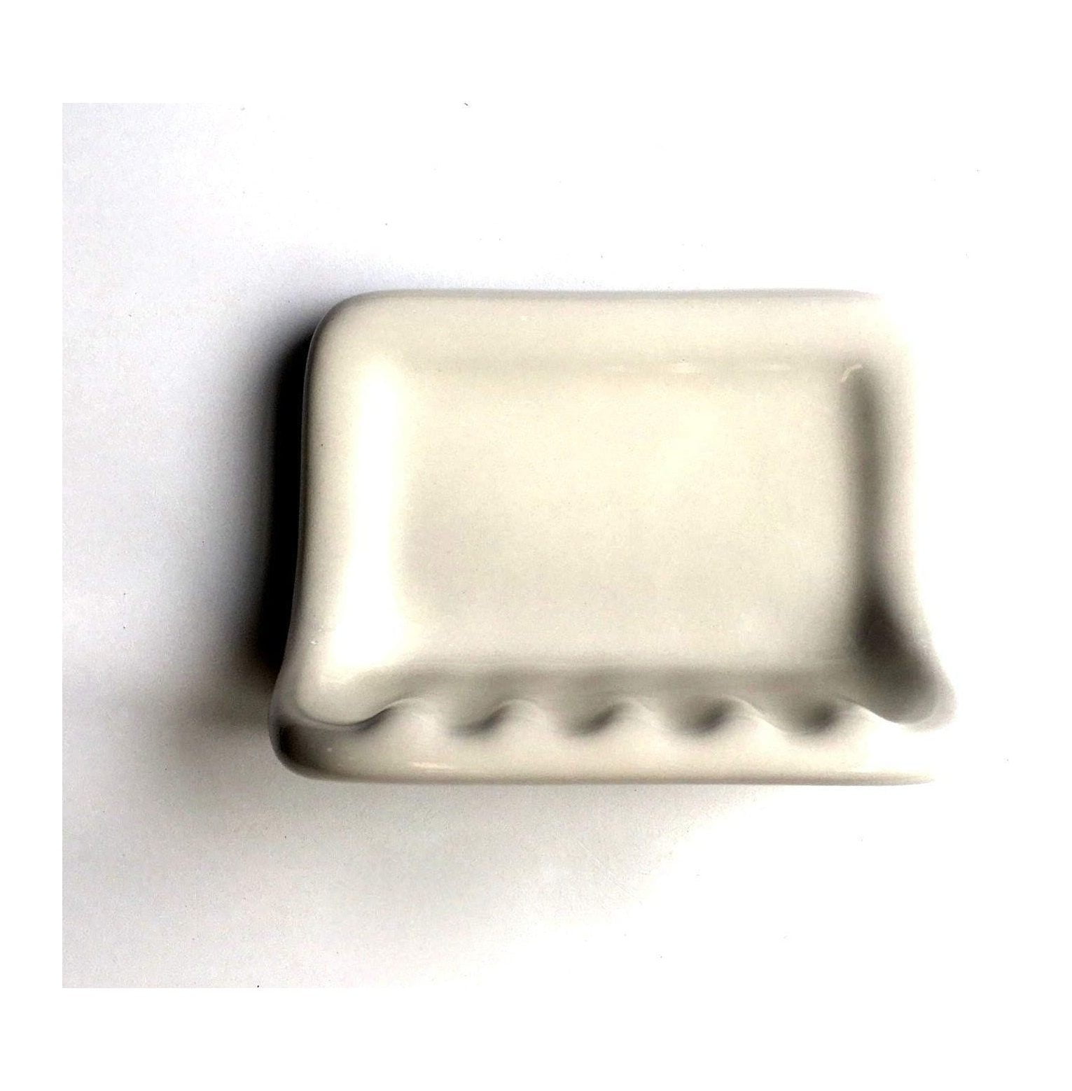 CintBllTer Bath Accessory Shower Soap Dish Almond Ceramic Thinset Mount ...