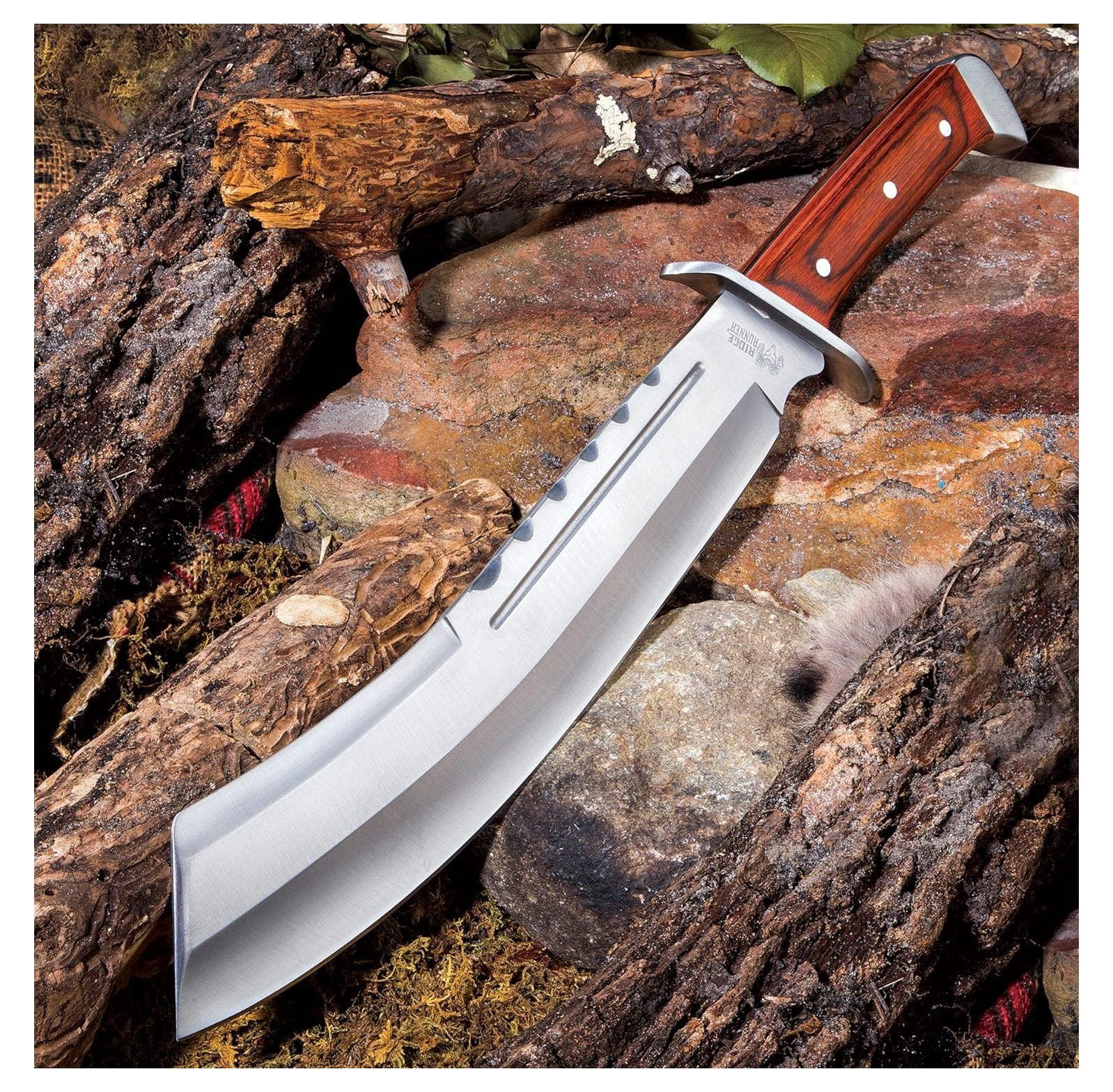 CintBllTer Brimstone Machete – Stainless Steel Blade, Durable Pakkawood ...
