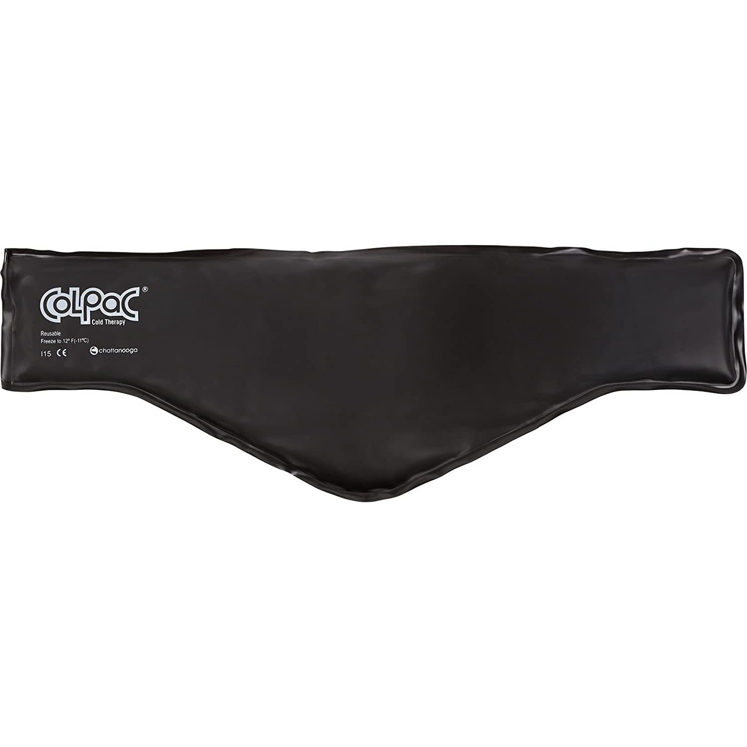CintBllTer ColPac - Reusable Gel Ice Pack - Black Vinyl - Neck Contour ...