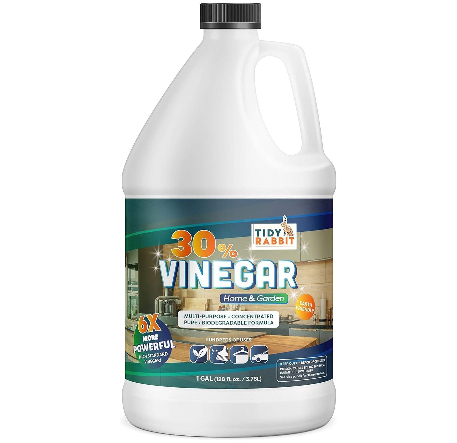 CintBllTer Concentrated 30% Vinegar for Daily & Deep Cleaning, Gardening, and More(1 Gallon ...