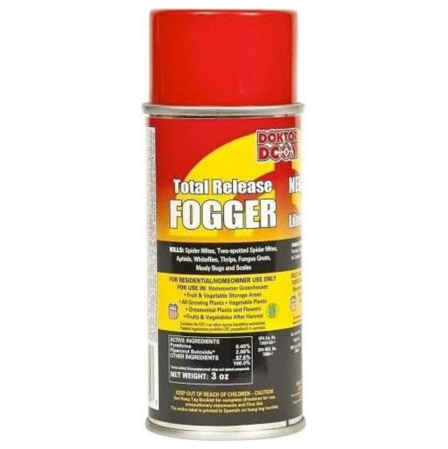 CintBllTer DDTRF3OZ 3-Ounce Total Release Fogger, Mini, 3 oz, Red ...