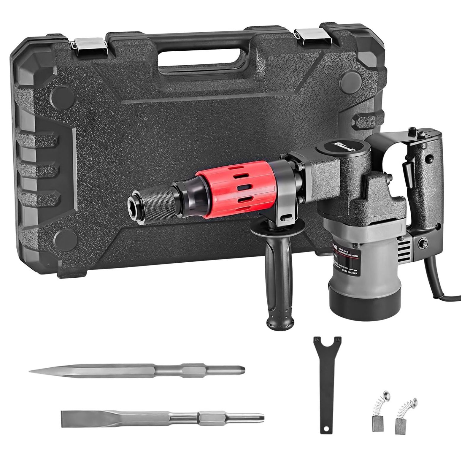 CintBllTer Demolition Electric Hammer Jack Hammer Handle 1000W Concrete ...