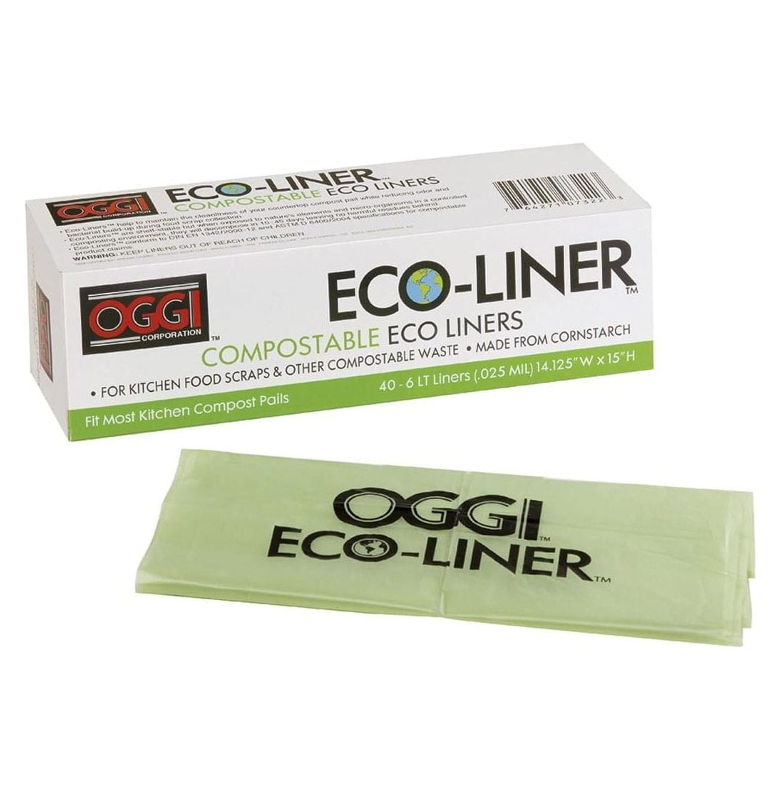 CintBllTer Eco-Liner Compostable Liners- Box of 40 Liners for ...