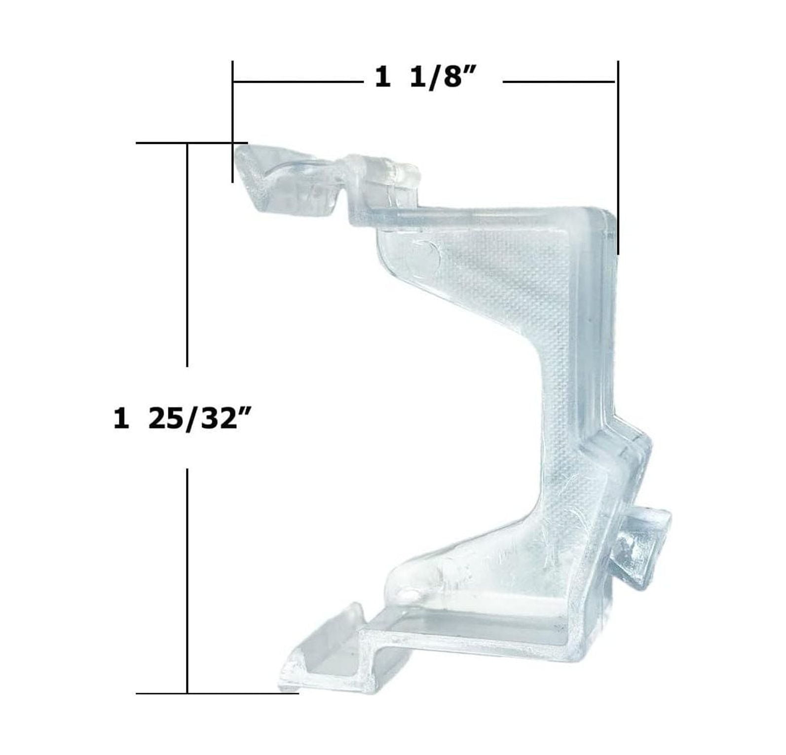 CintBllTer Faux Wood Valance Clips, 2 in. (Pack of 2) - Walmart.com