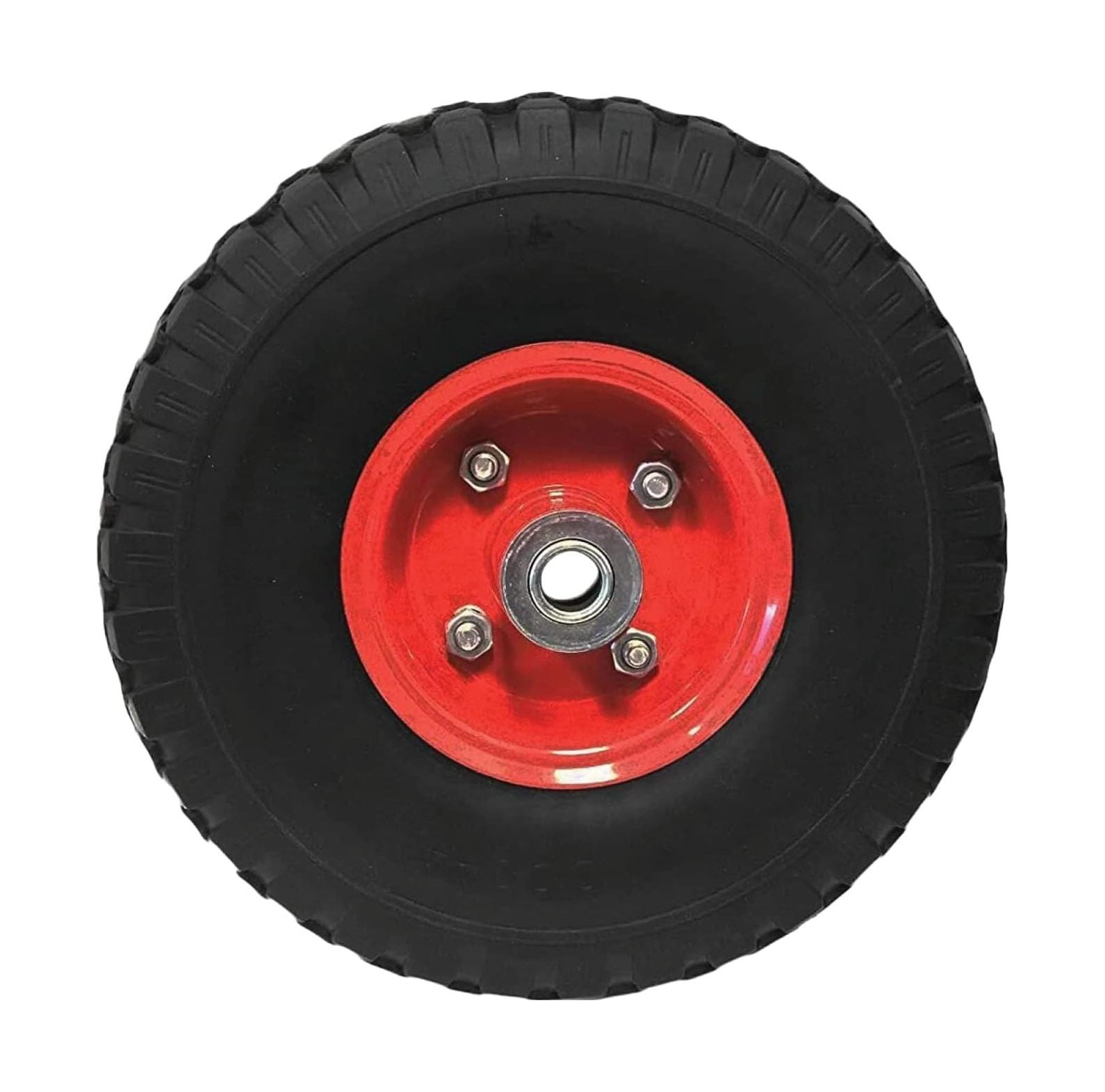 CintBllTer, Heavy Duty Flat Free 10" Tire Wheels, Extra Wide Tires for ...