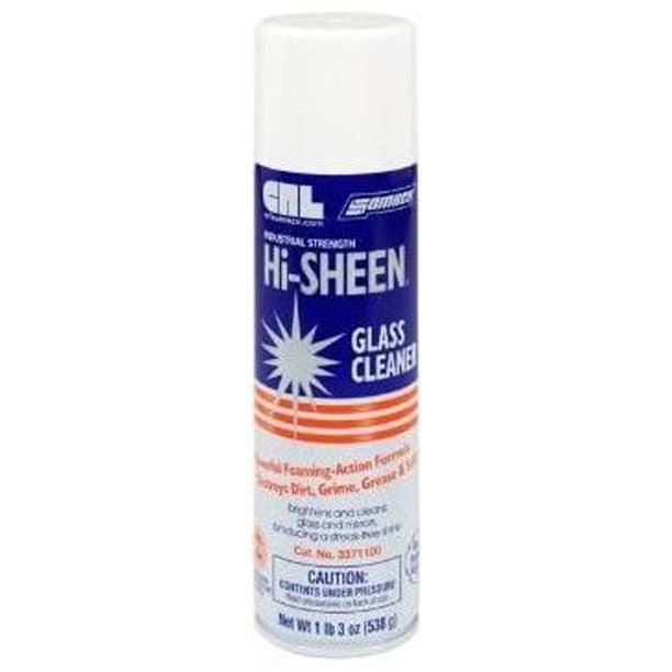 CintBllTer Hi Sheen Glass Cleaner - 19 oz. Can - Walmart.com