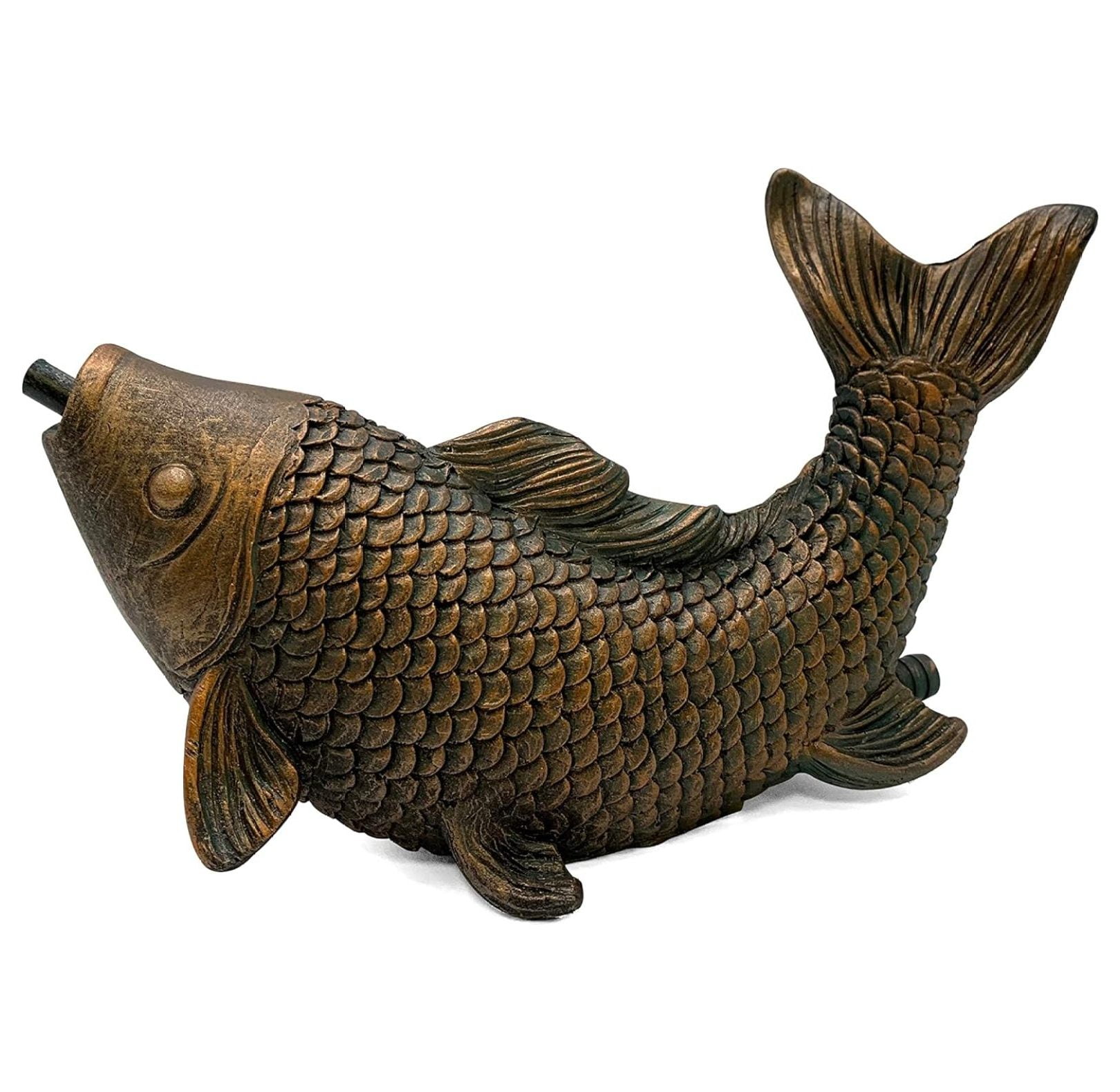 CintBllTer Manufacturing, Inc. Pondmaster Spouting Fish Statue, 03770 ...